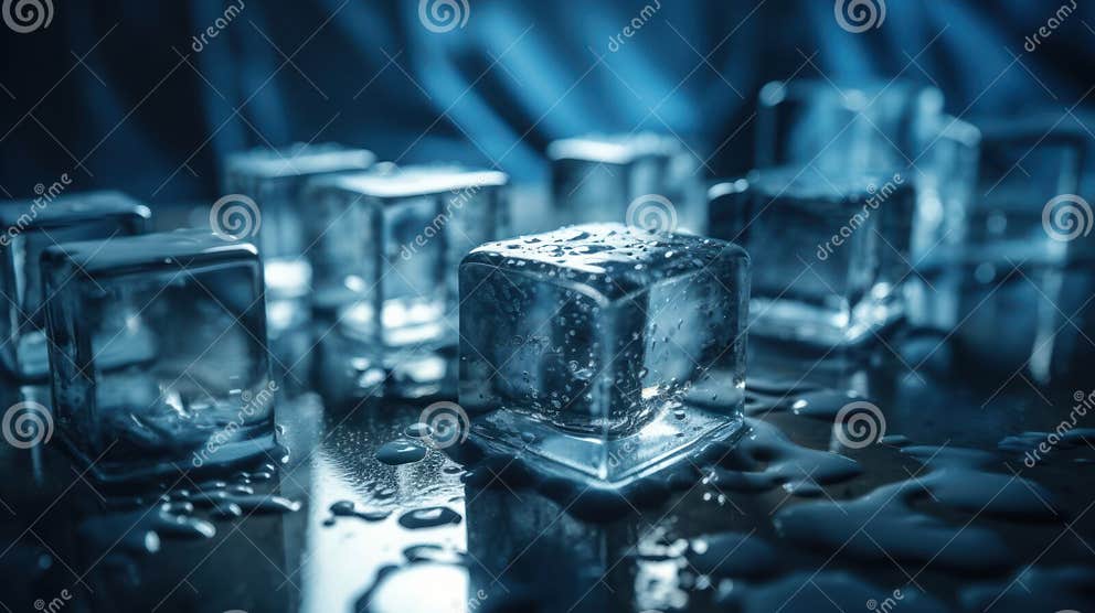 Fresh Ice Cube Patterns stock illustration. Illustration of ...