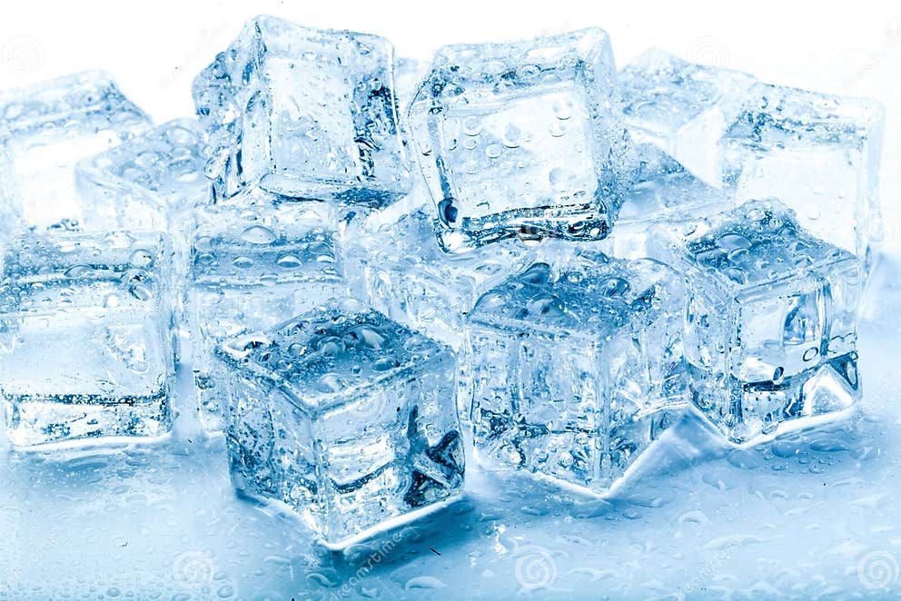 Fresh ice cubes stock image. Image of clean, drop, abstract - 36910543