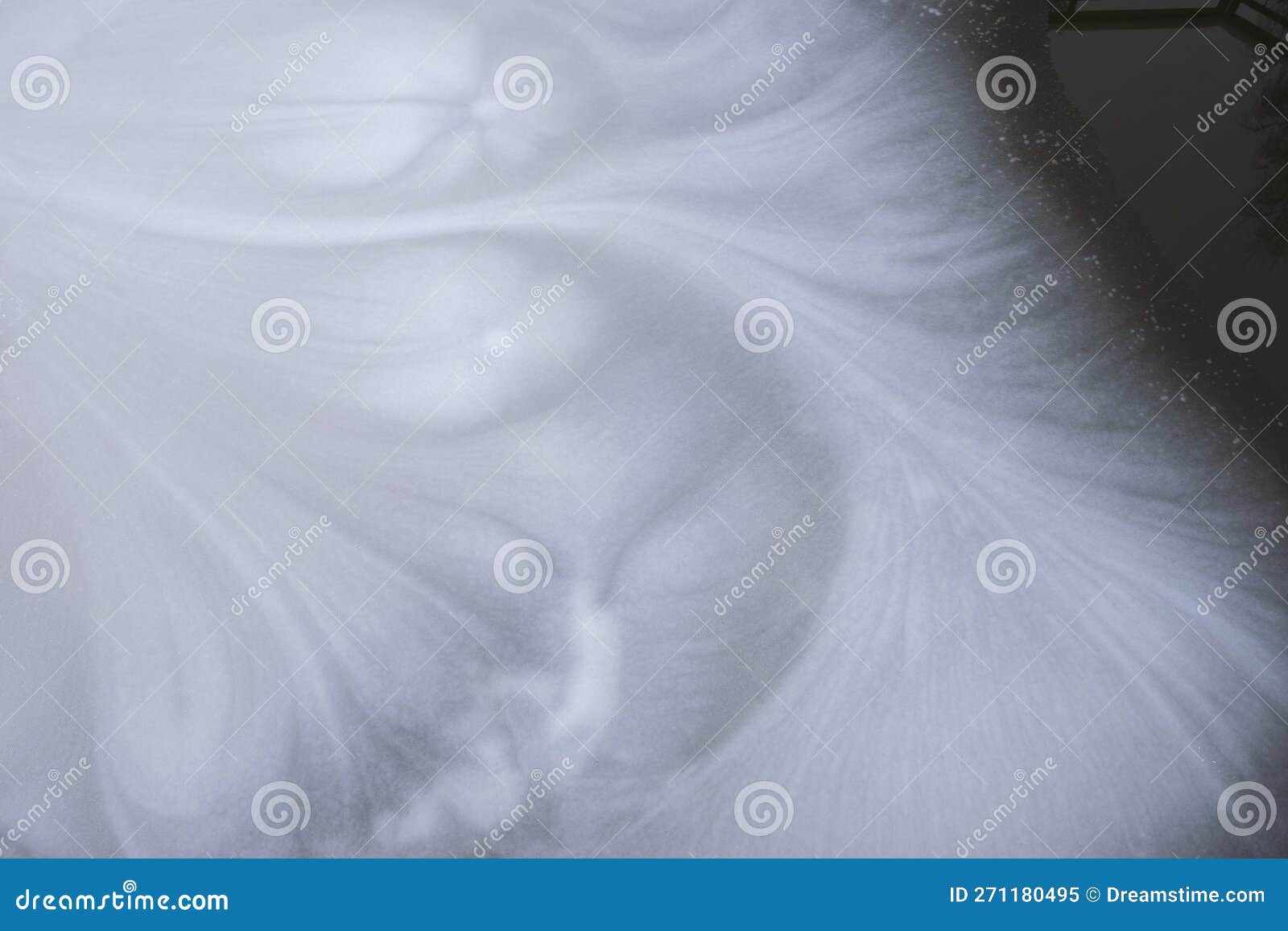 Fresh ice with wind traces stock image. Image of water - 271180495
