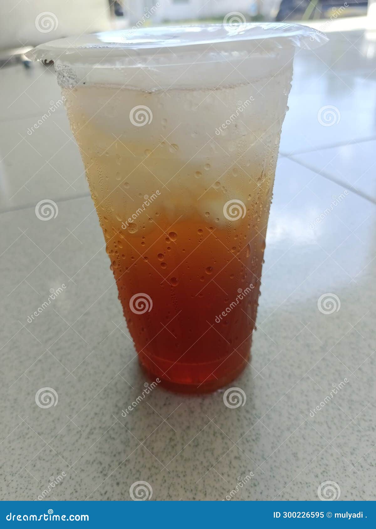 Fresh Iced Tea in Indonesia Stock Image - Image of water, drinking ...