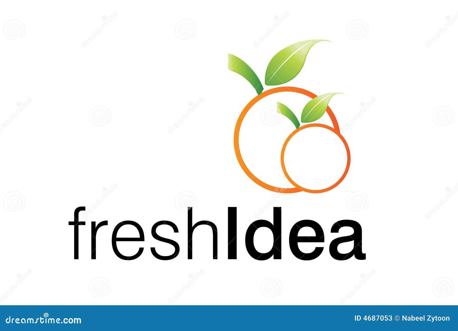 Fresh Idea Logo stock vector. Illustration of creative - 4687053