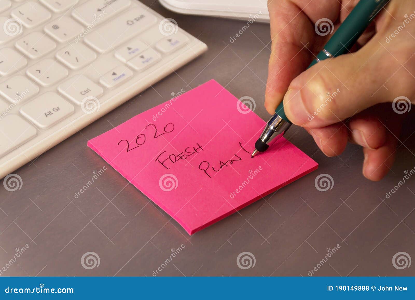 Fresh Idea Note To Self on a Colourful Stickypad. Stock Photo - Image ...