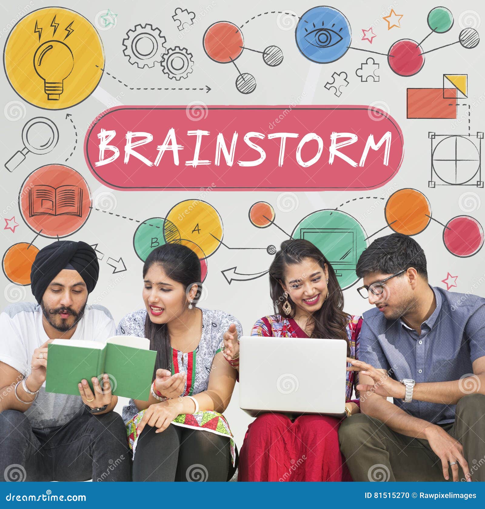 Fresh Ideas Brainstorm Creativity Design Imagination Concept Stock ...