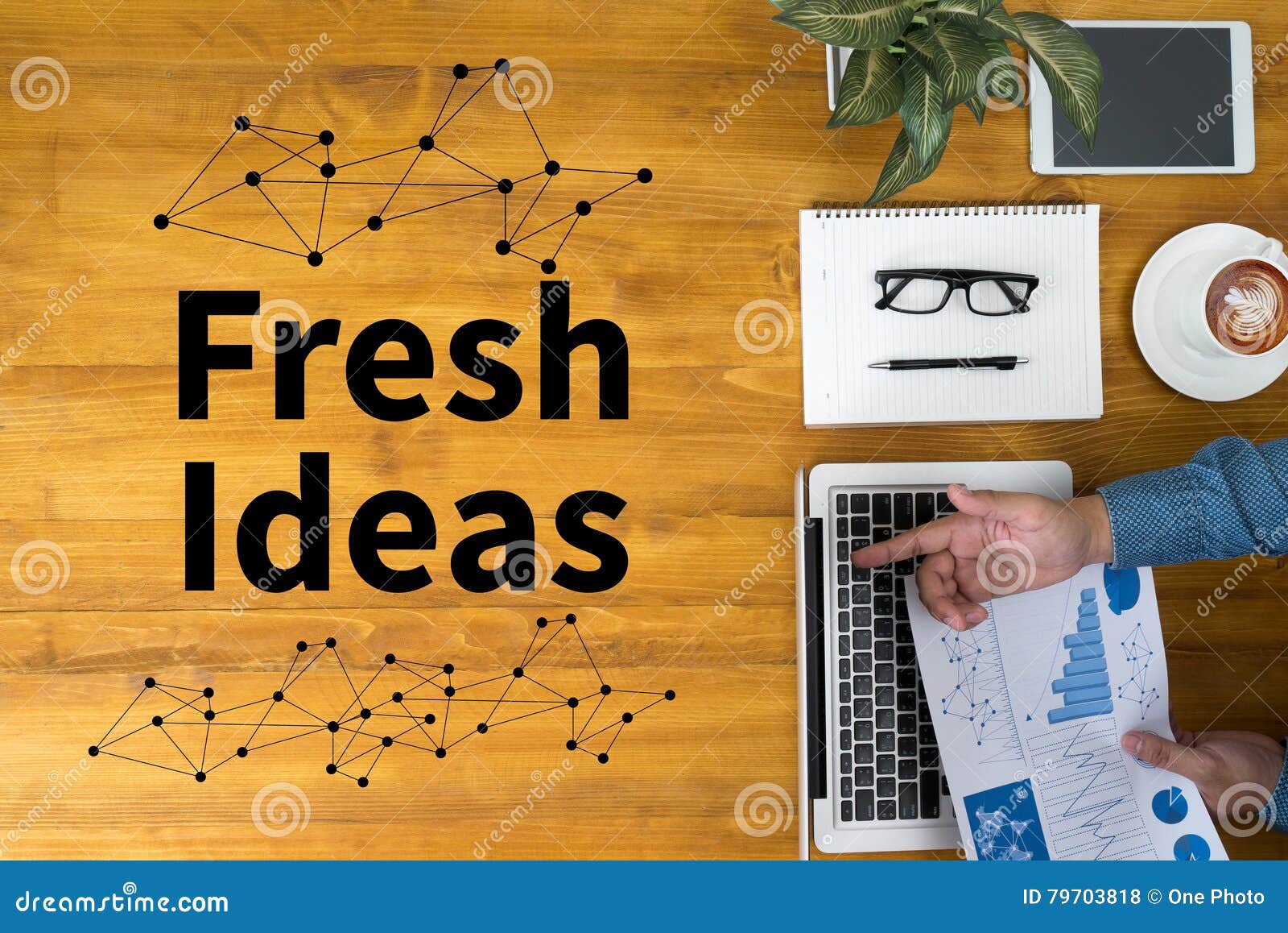 Fresh Ideas stock photo. Image of digital, colors, marble - 79703818