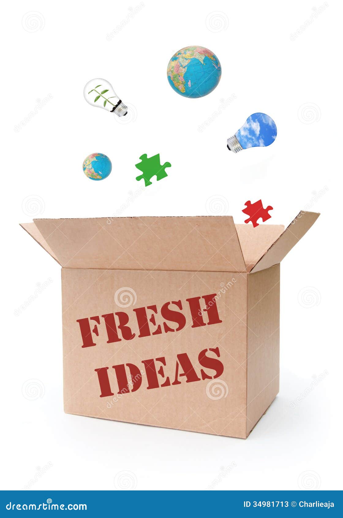 Fresh ideas stock image. Image of success, ideas, motivate - 34981713