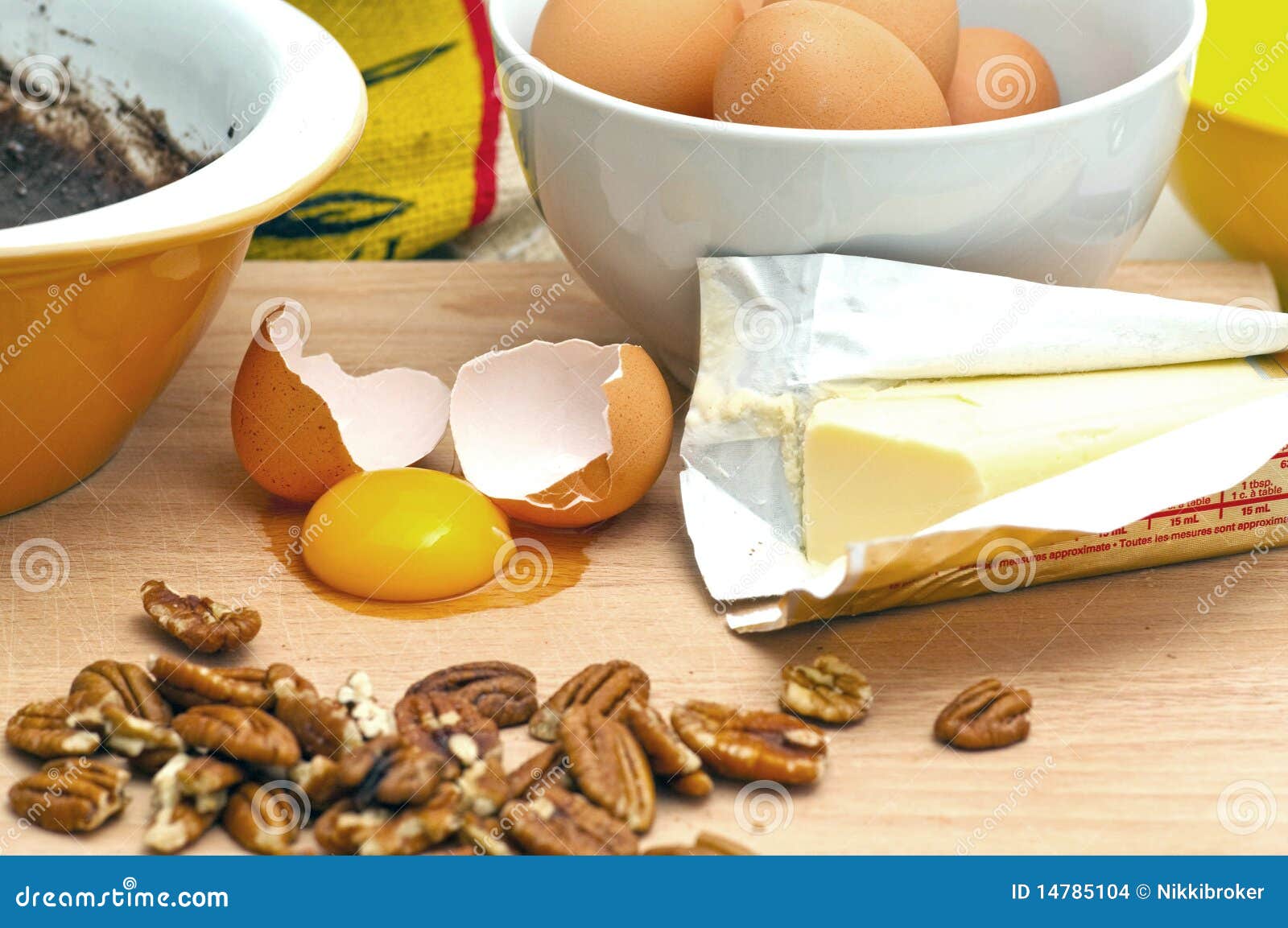 Fresh Ingredients for Baking Stock Photo - Image of cooking, cakes ...