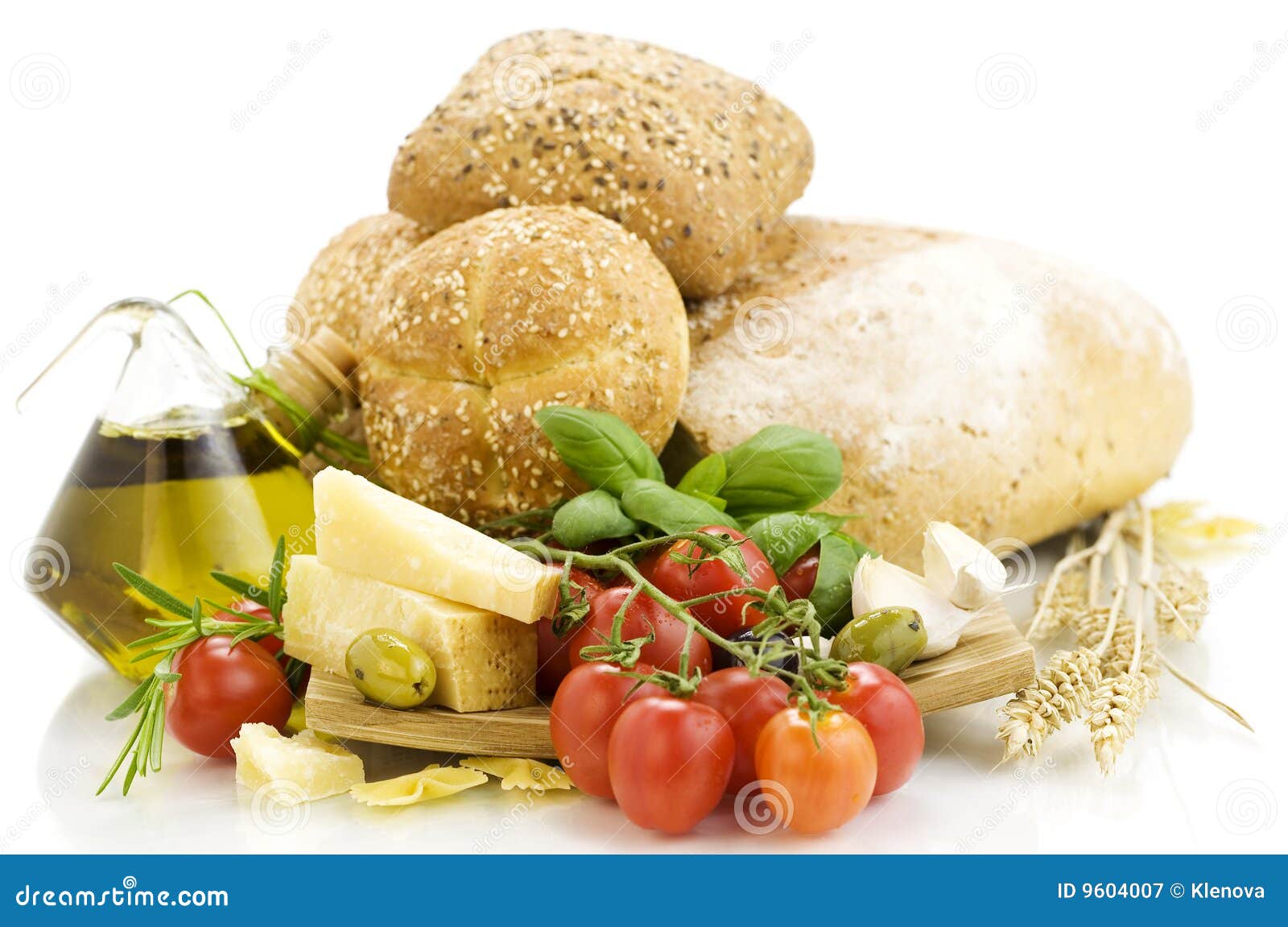 Fresh Ingredients for an Italian Dinner Stock Image - Image of pasta ...