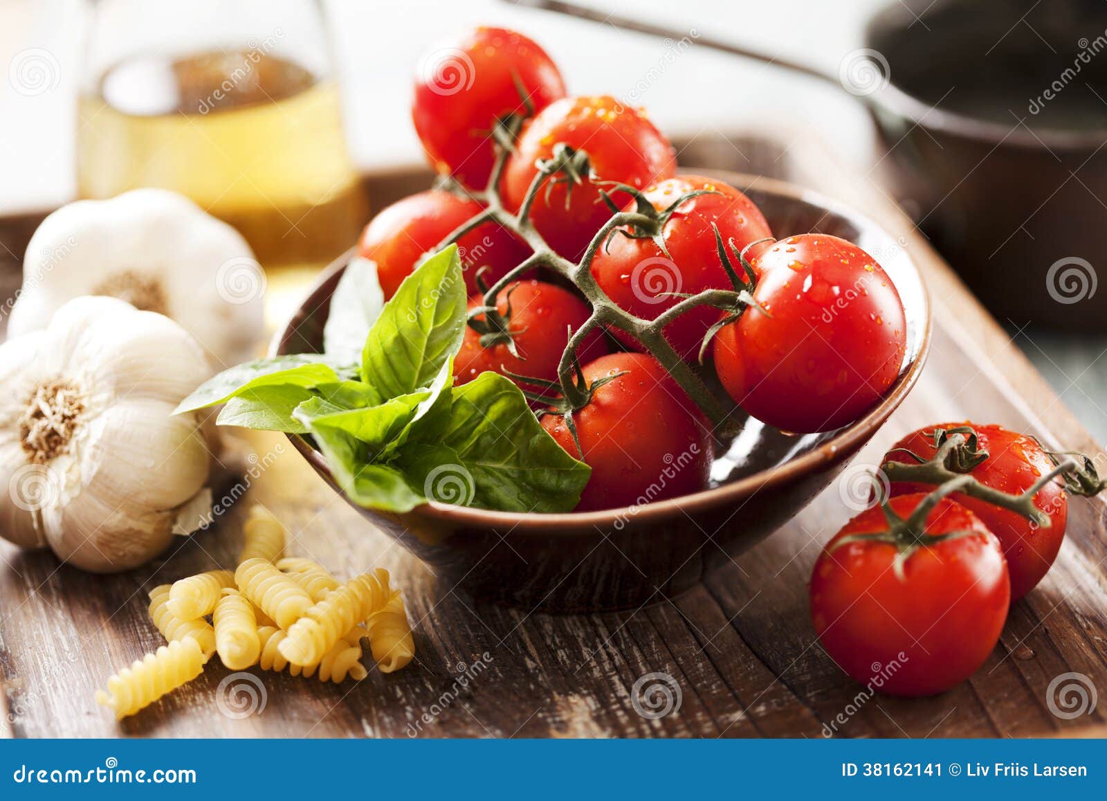 Fresh Ingredients for Italian Pasta Stock Image - Image of ripe ...