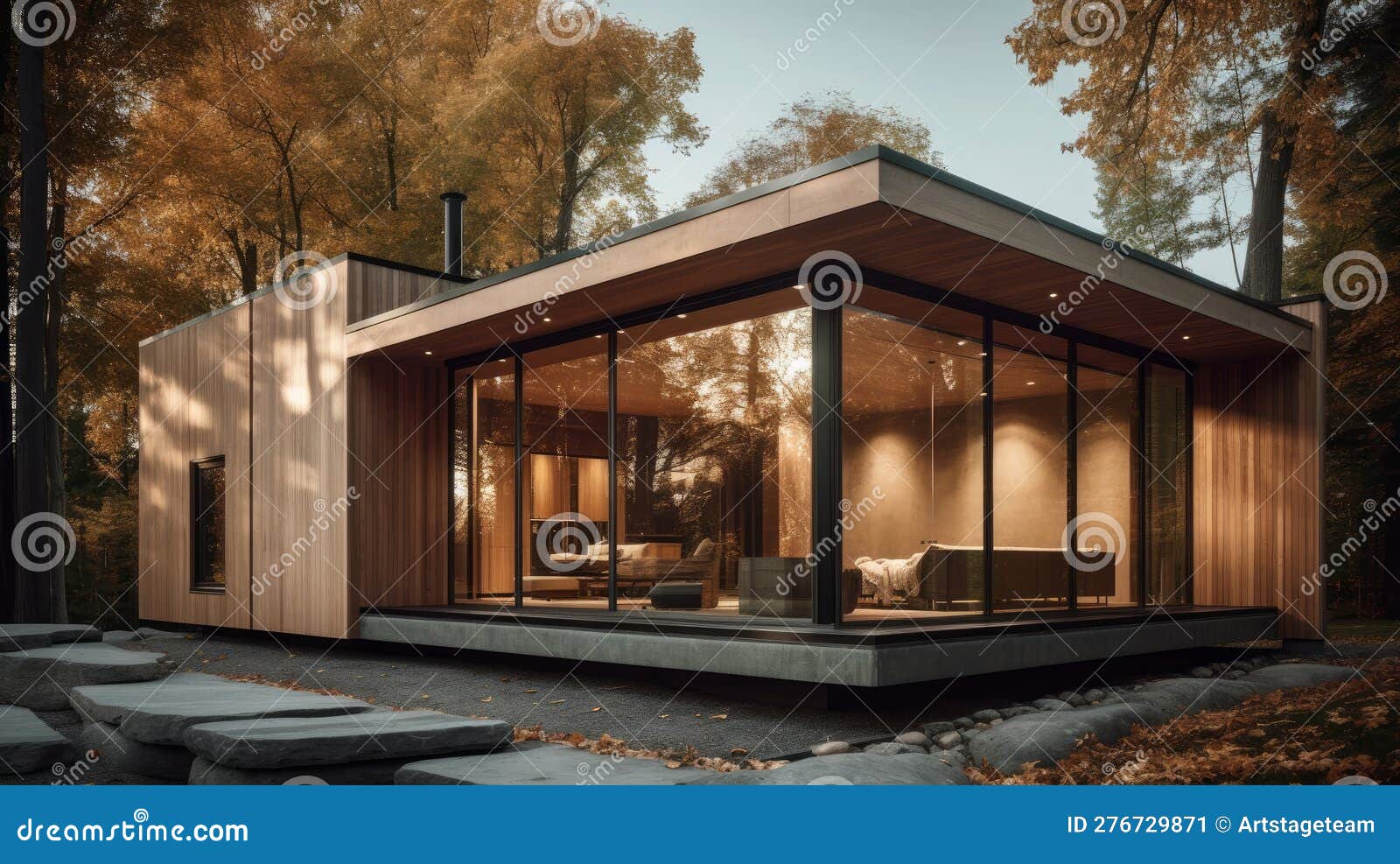 A Fresh and Inviting Facade with Soft Edges and Natural Elements. AI ...