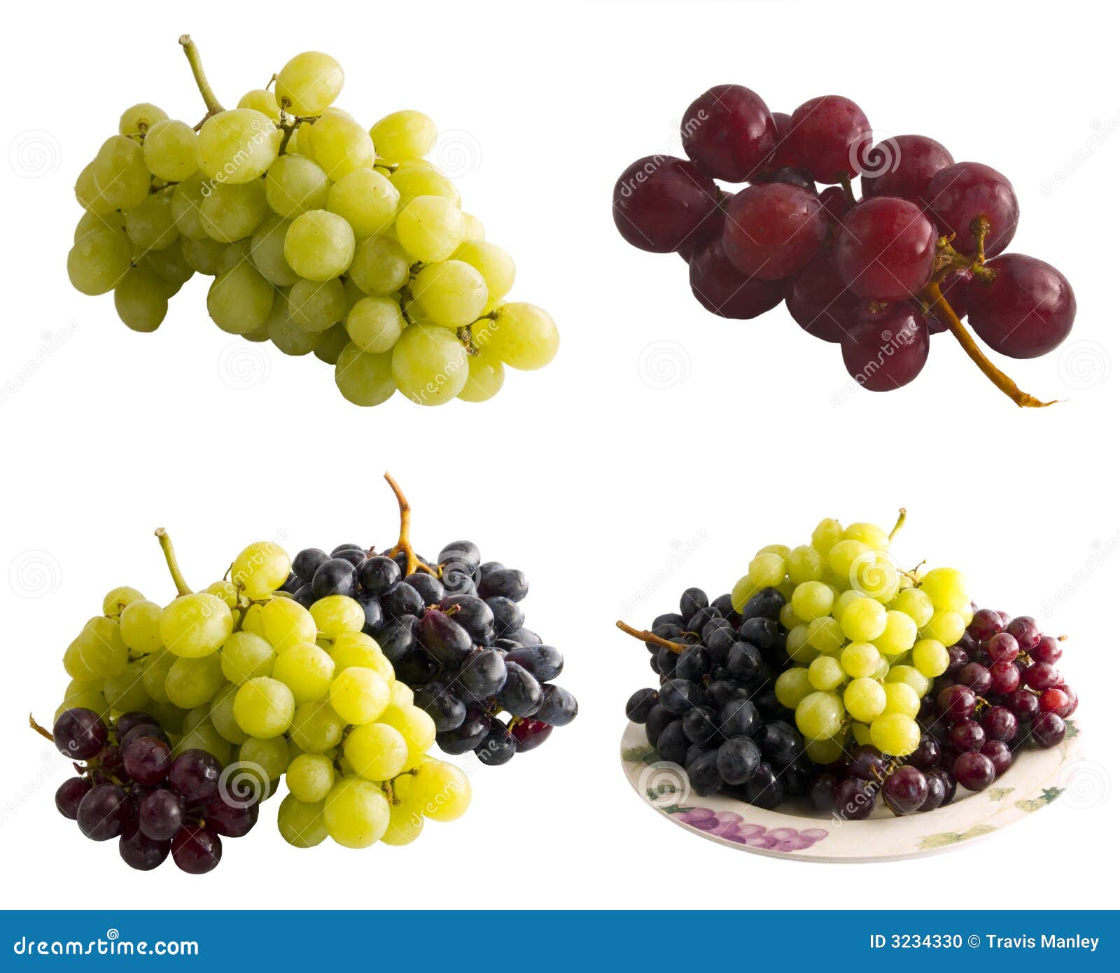 Fresh Isolated Grapes stock photo. Image of health, vine - 3234330