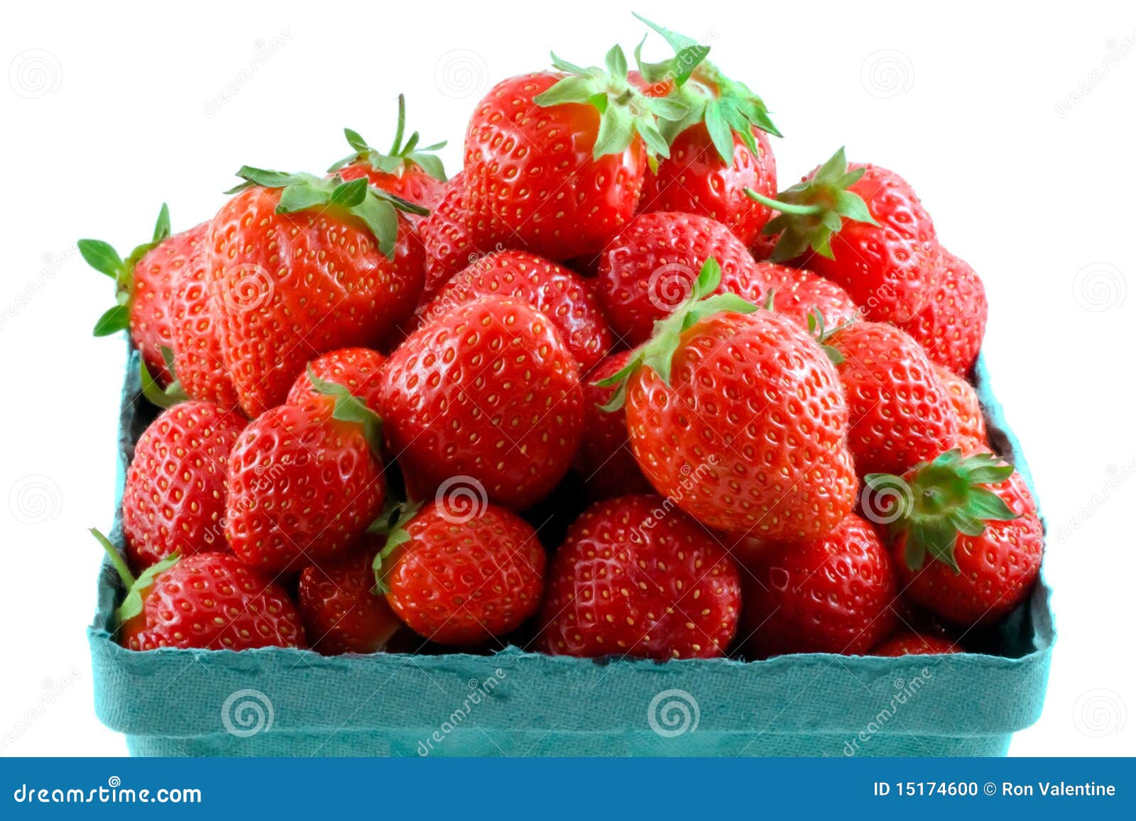Fresh Isolated Strawberries (close-up) Stock Photo - Image of macro ...