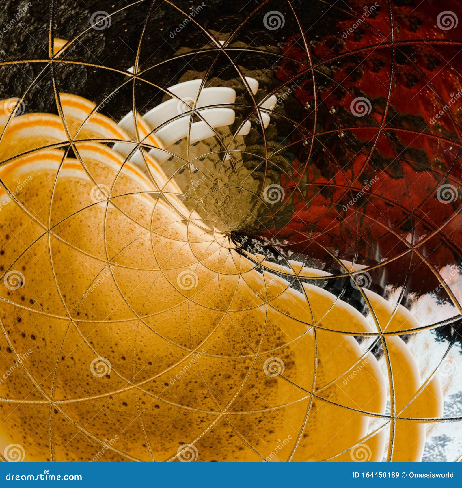 Fresh Italian Cappuccino Abstract Art Stock Image - Image of fresh ...