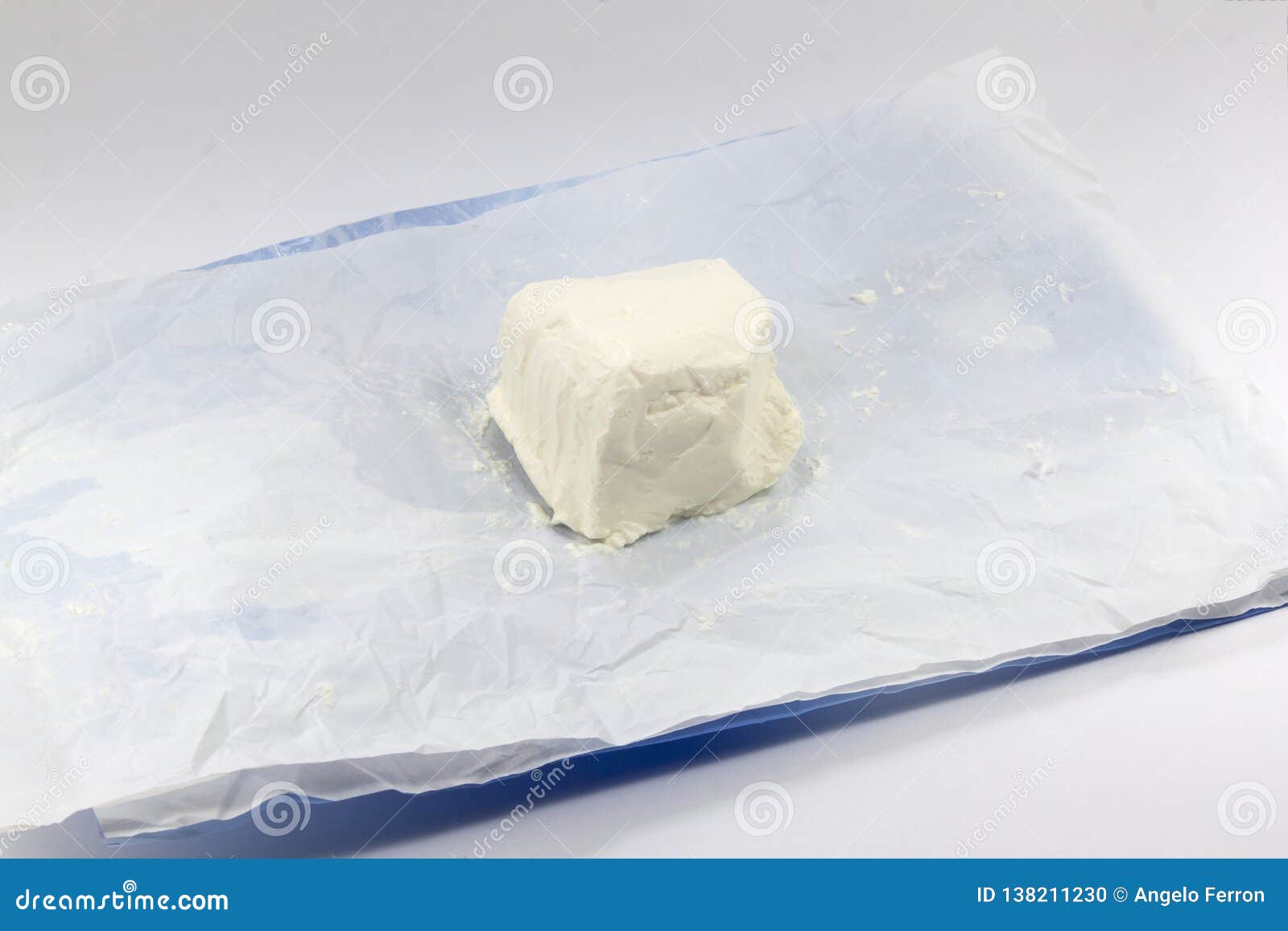 Fresh Italian Cheese Robiola Stock Photo - Image of fresh, cheese ...