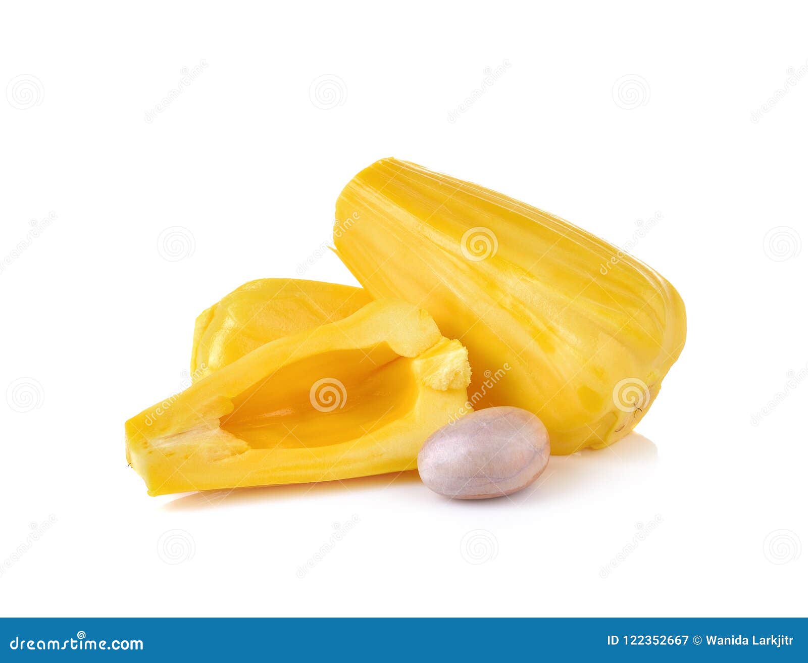 Fresh Jackfruit on White Background Stock Image - Image of asia, sweet ...