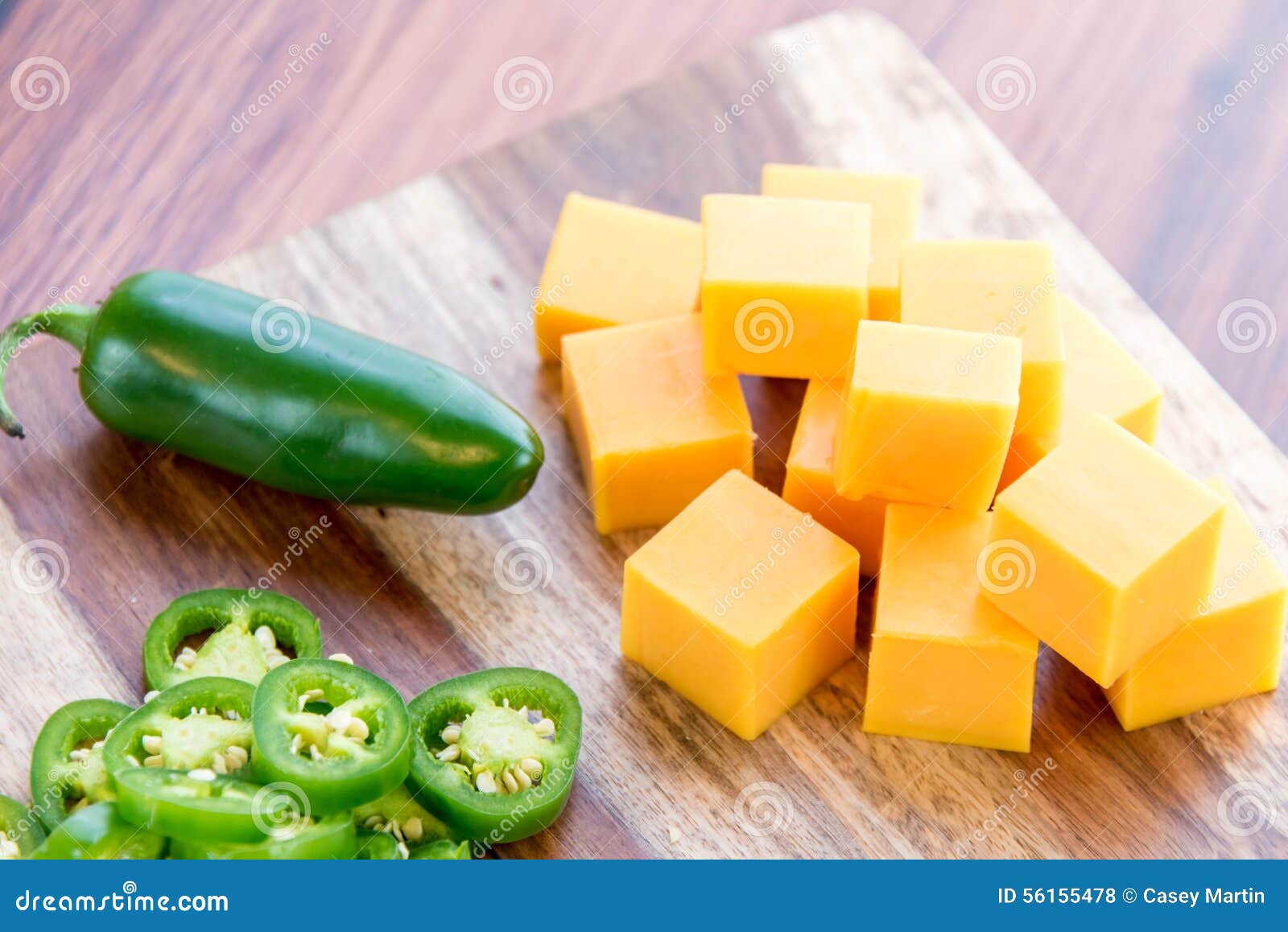 Fresh Jalapeno Peppers and Cheddar Cheese Stock Photo - Image of bake ...
