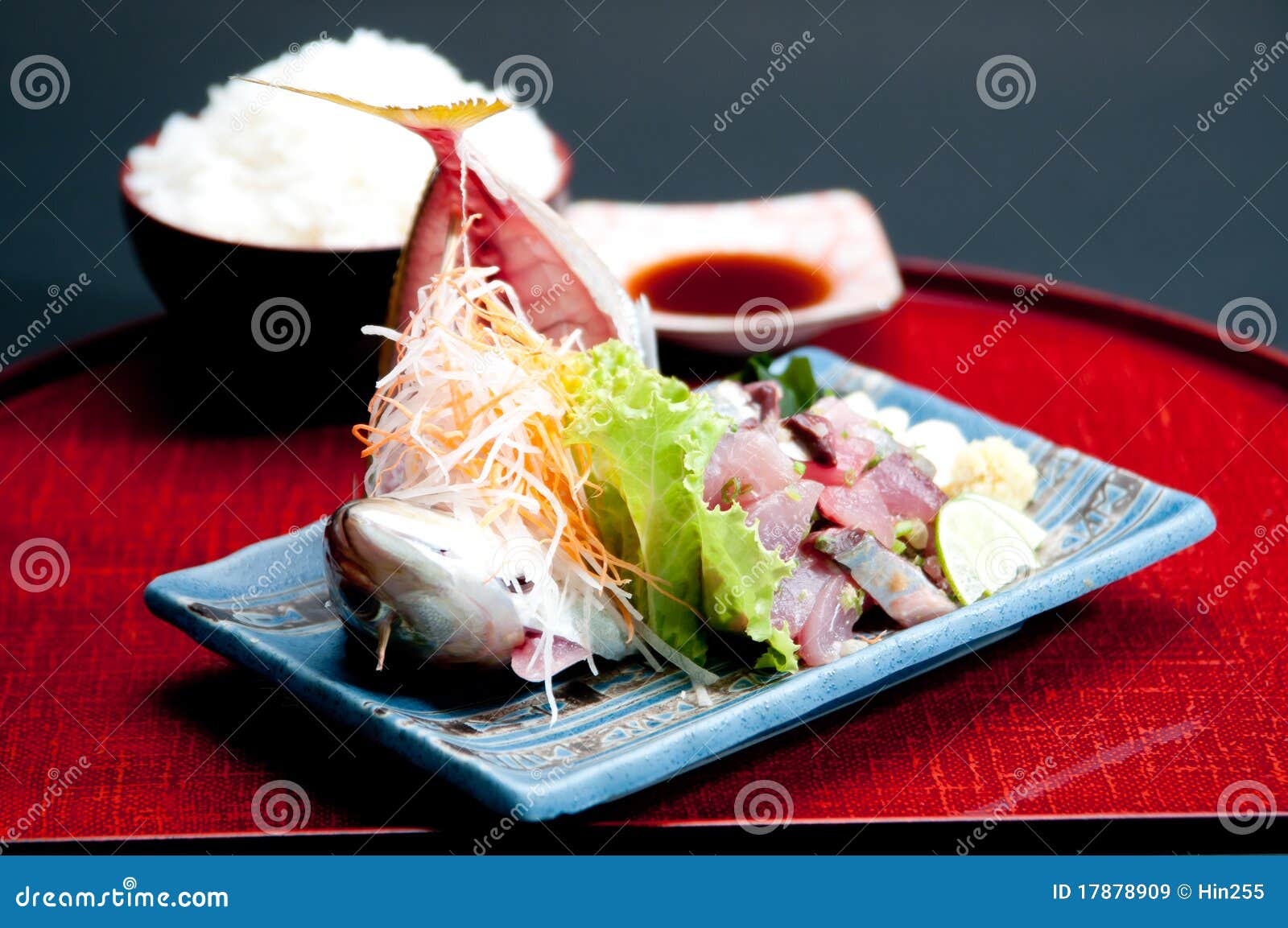 Fresh japanese fish stock image. Image of health, dinner - 17878909