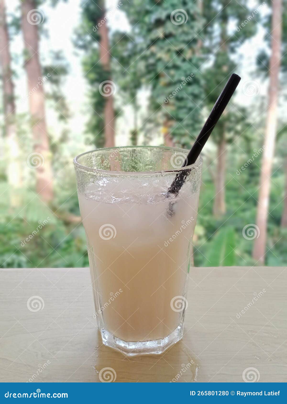 Fresh Juice Under Pine Trees Stock Photo - Image of juice, fresh: 265801280