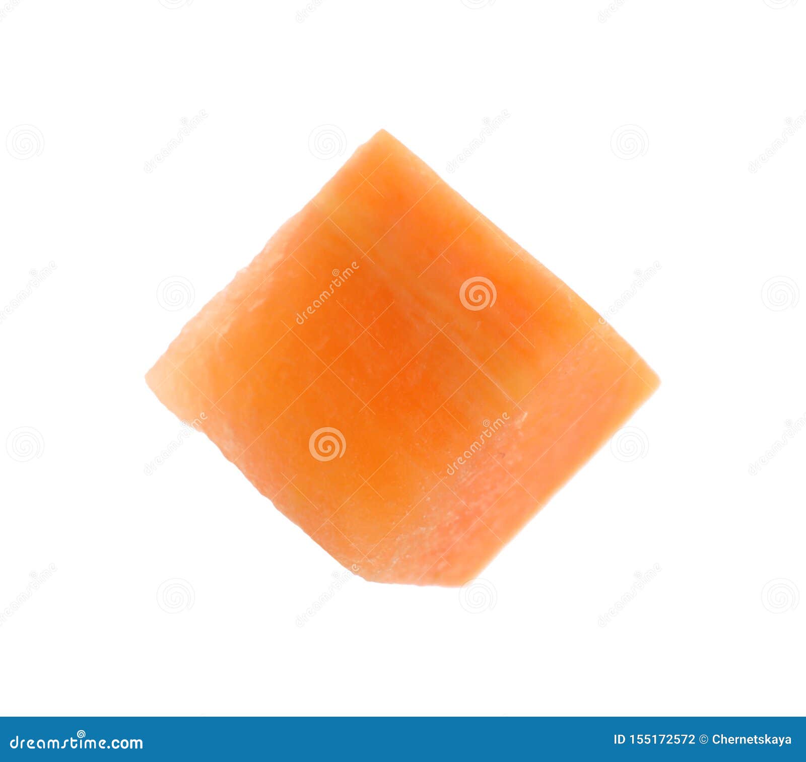 Fresh Juicy Carrot Cube Isolated on Stock Photo - Image of recipe ...