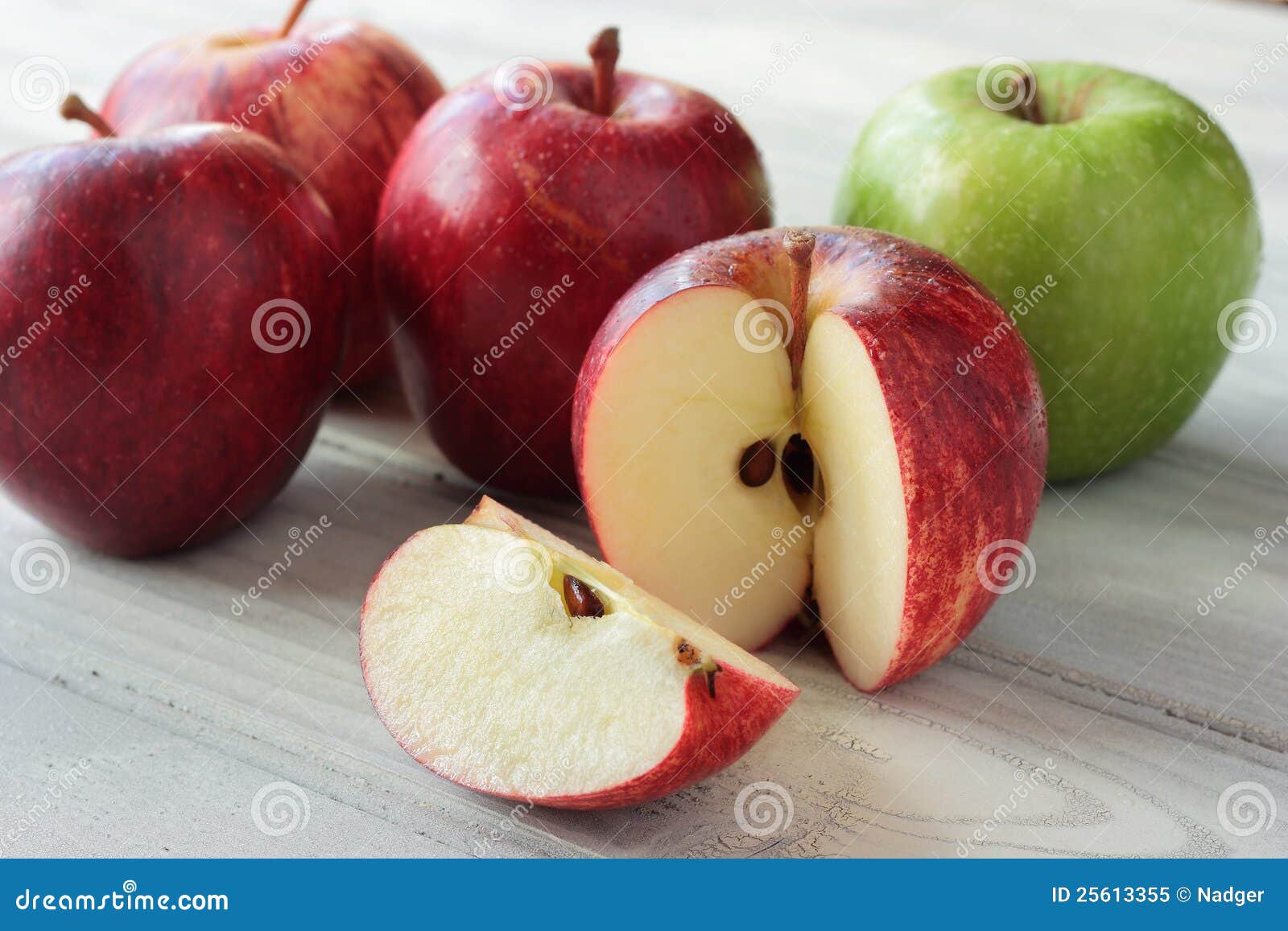 Fresh, Juicy, Crunchy Apples Stock Image - Image of protein, wood: 25613355