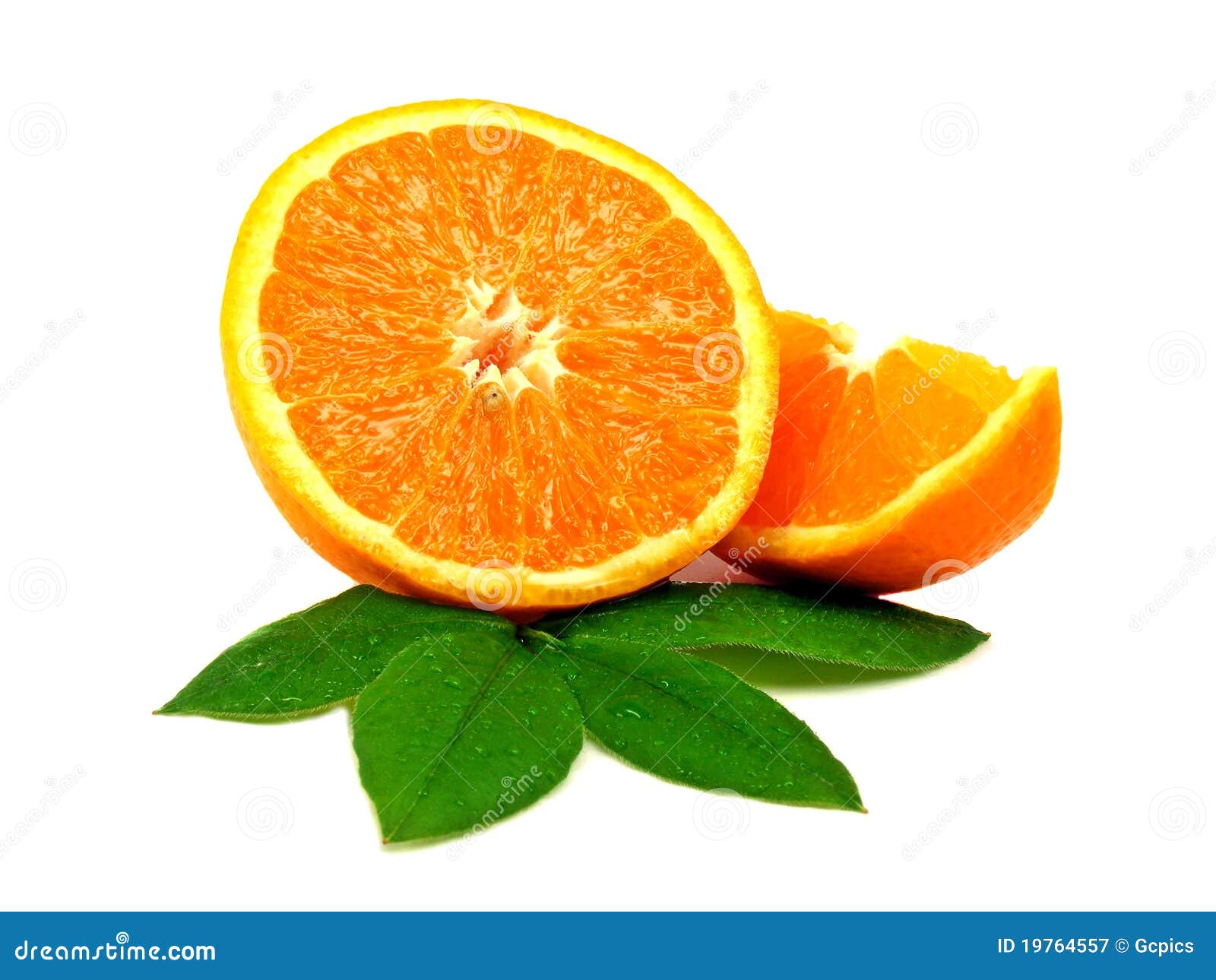 Fresh juicy orange pieces stock image. Image of dieting - 19764557