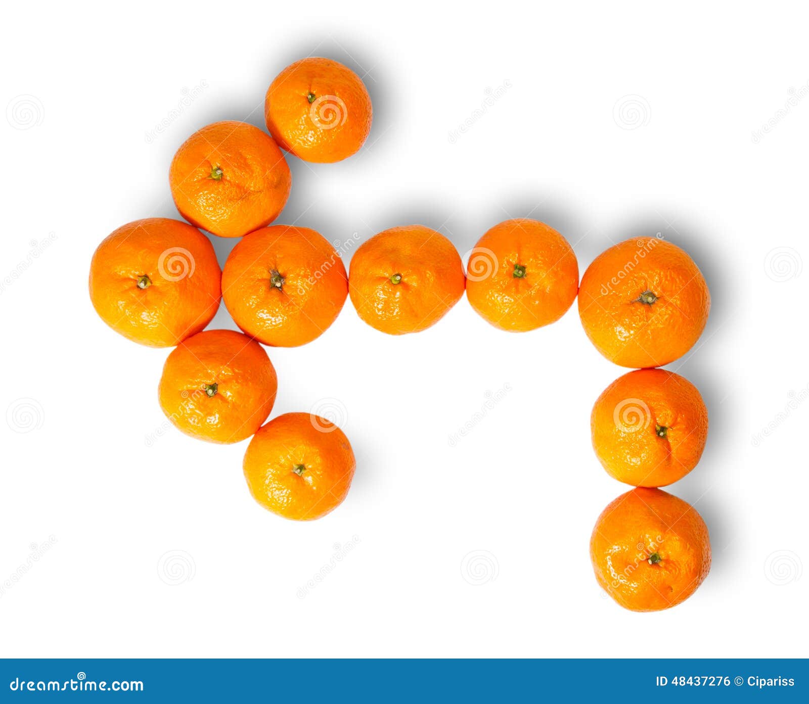 Fresh Juicy Tangerines Pointer Left Stock Photo - Image of juicy ...