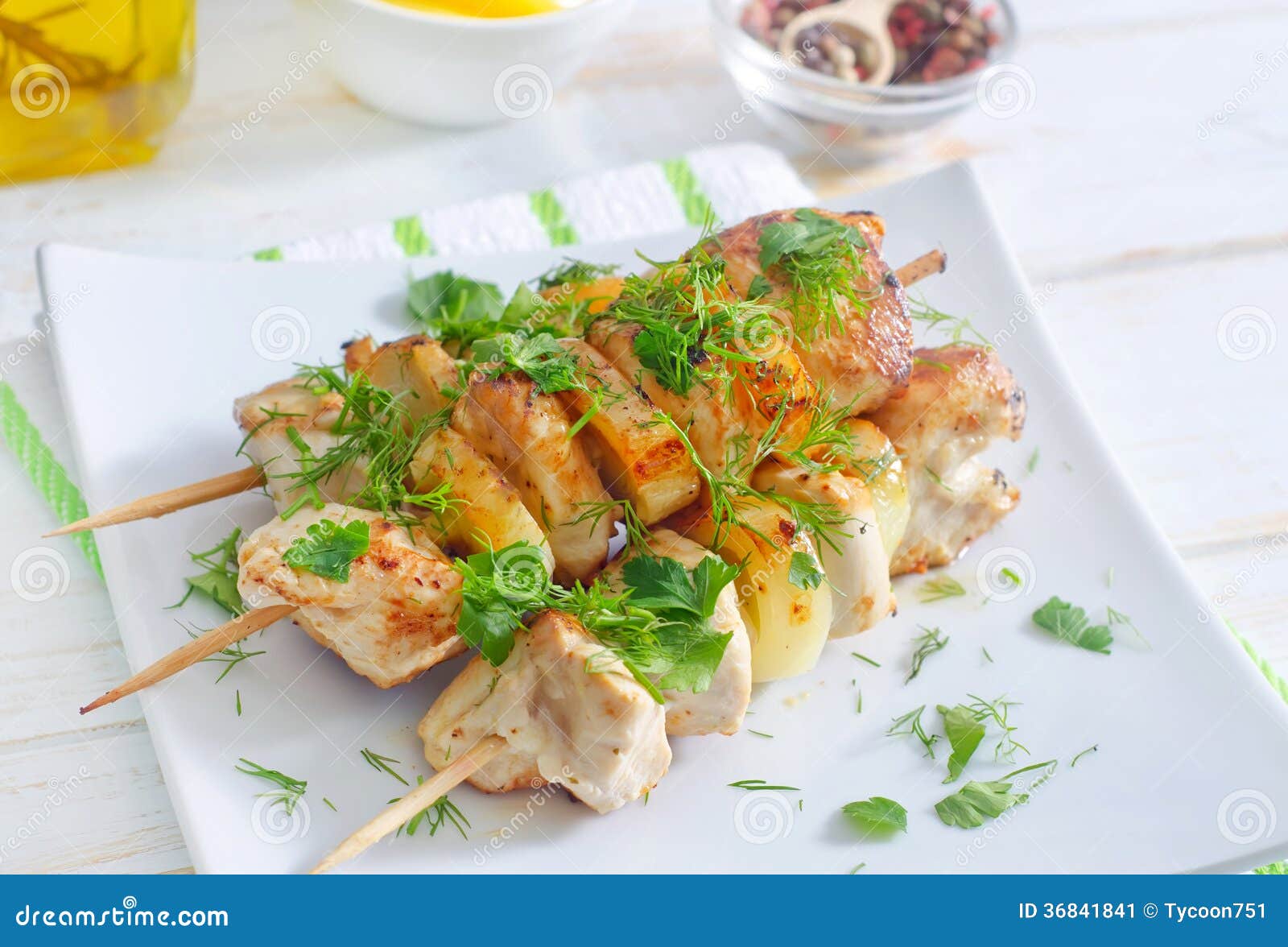 Fresh kebab stock image. Image of grilled, cheese, dinner - 36841841