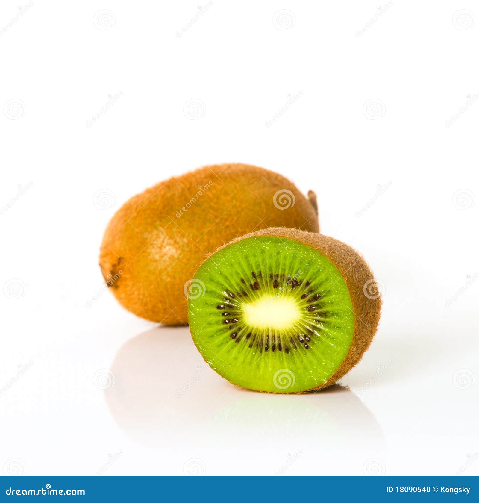 Fresh of Kivi Fruit Isolated Stock Photo - Image of diet, freshness ...
