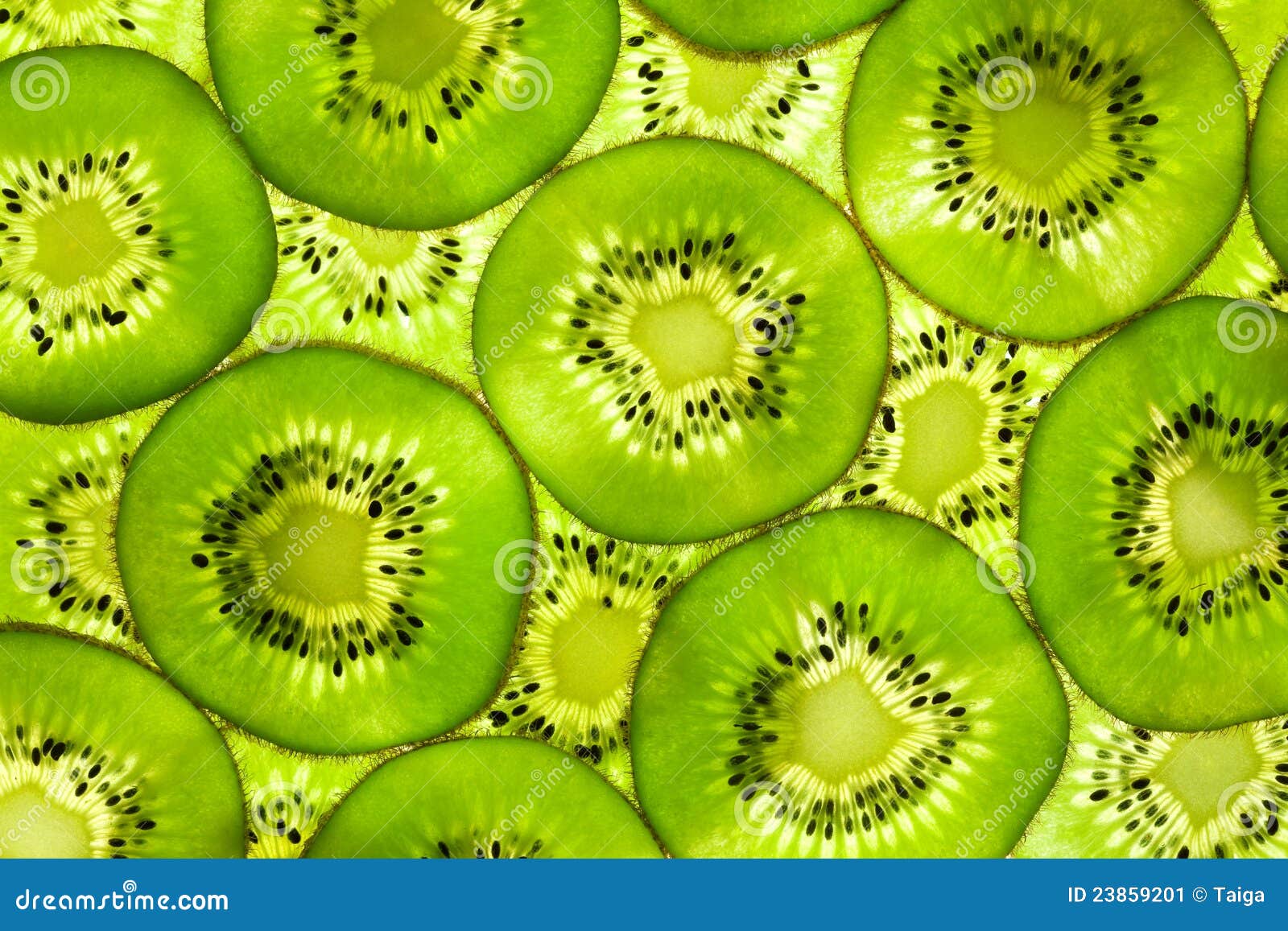 Fresh Kiwi Pattern / Background / Back Lit Stock Image - Image of ...