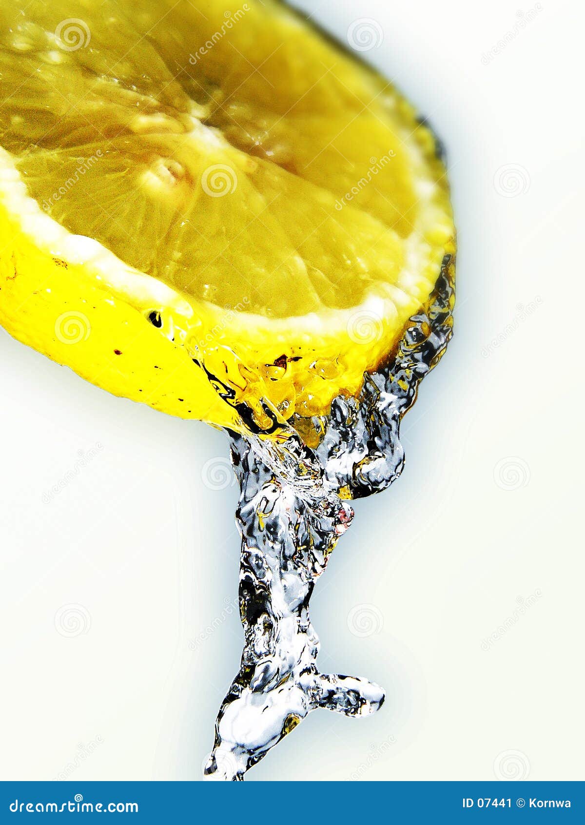 Fresh lemon stock image. Image of pour, drink, coctail, slice - 7441