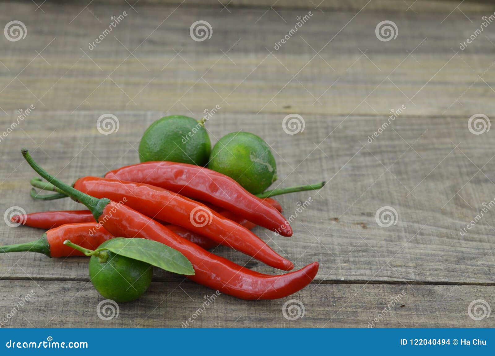 Fresh Lemon with Chili on Wooden Background Stock Photo - Image of ...