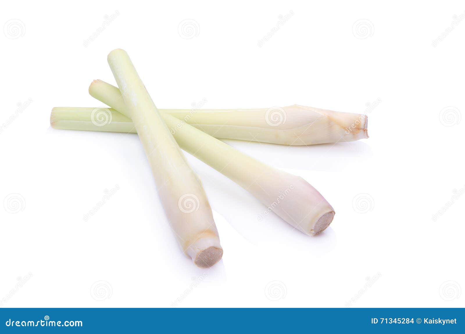 Fresh Lemon Grass on White Background Stock Photo - Image of authentic ...