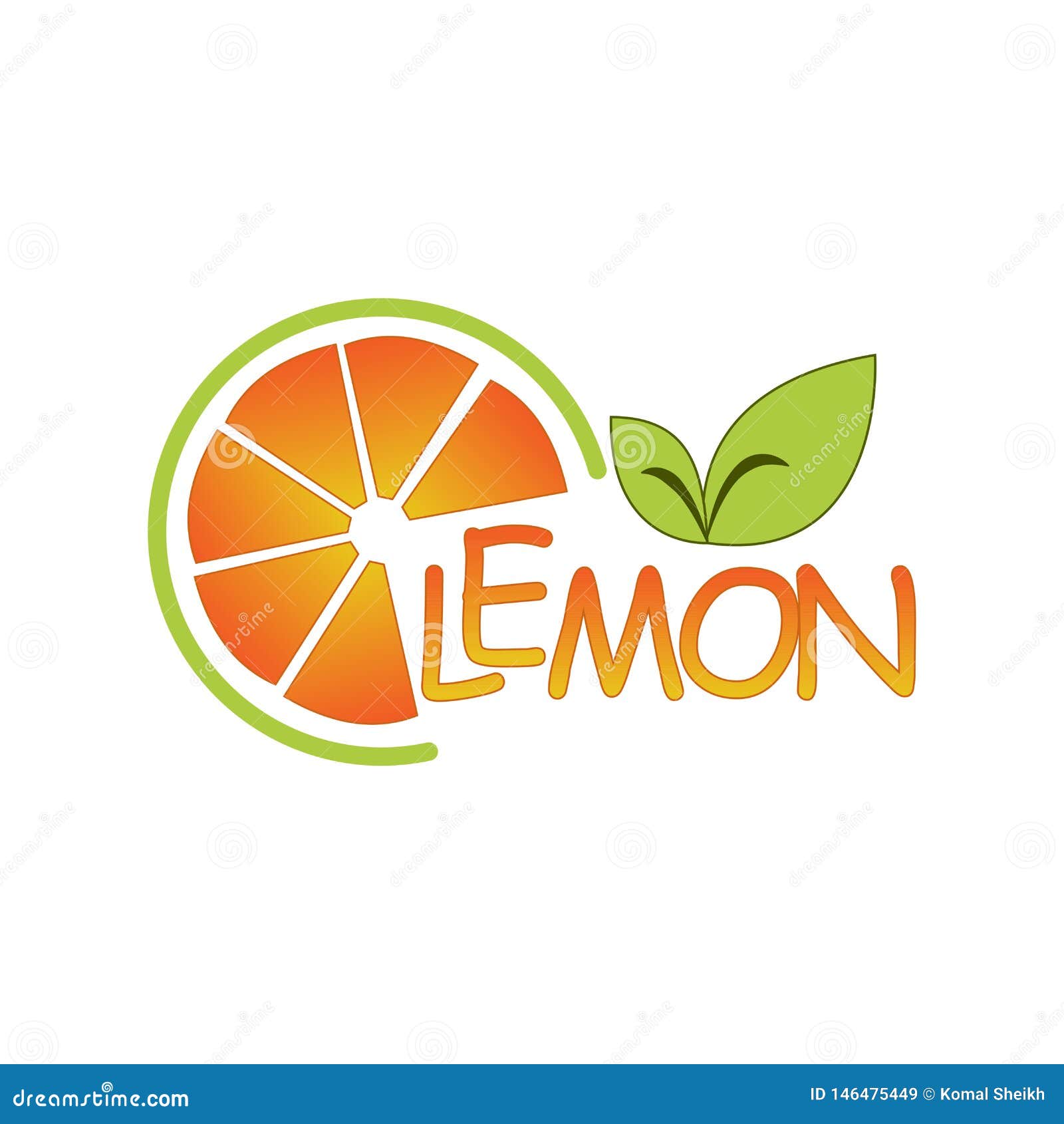 Fresh Lemon Logo Creative Vector Stock Illustration - Illustration of ...