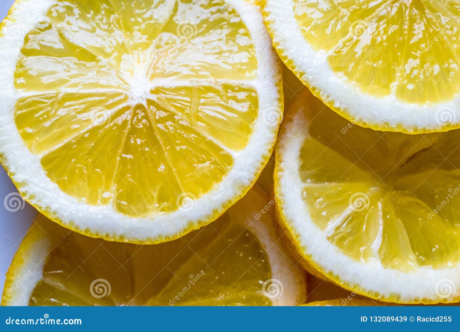 Fresh Lemon Slices Background Stock Image - Image of acid, background ...