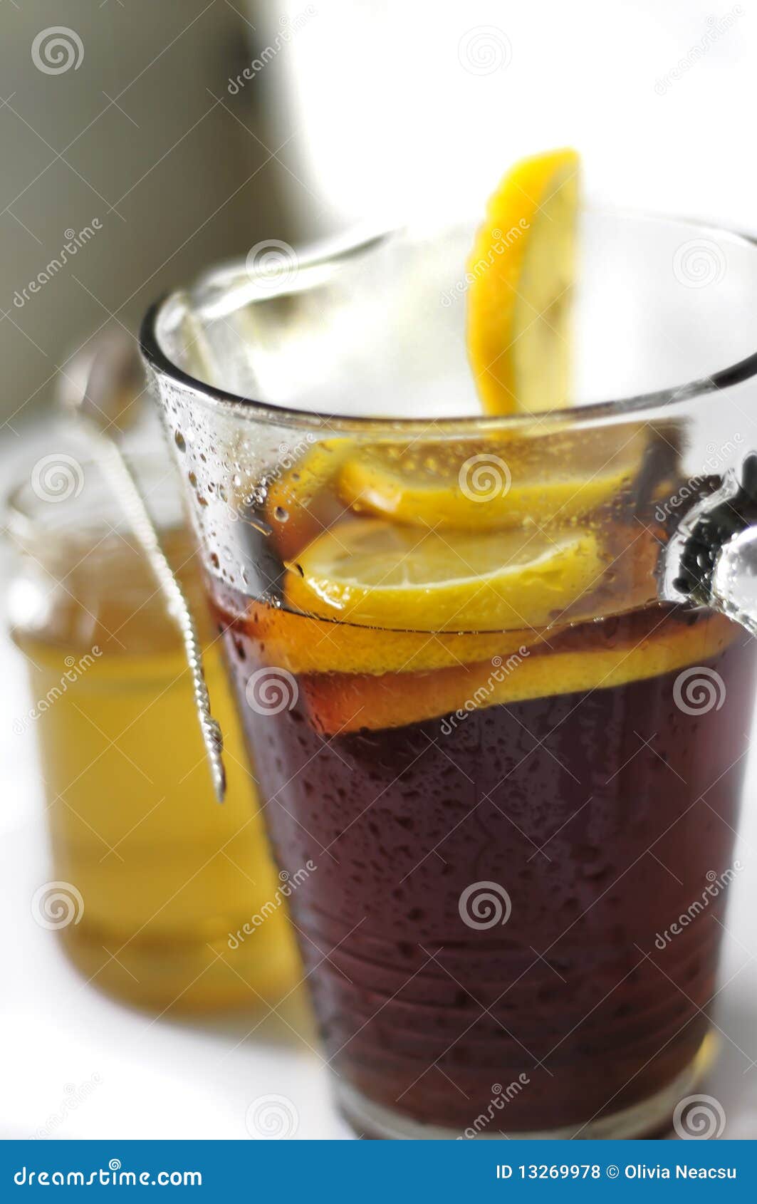 Fresh lemon tea2 stock photo. Image of nutrition, isolated - 13269978