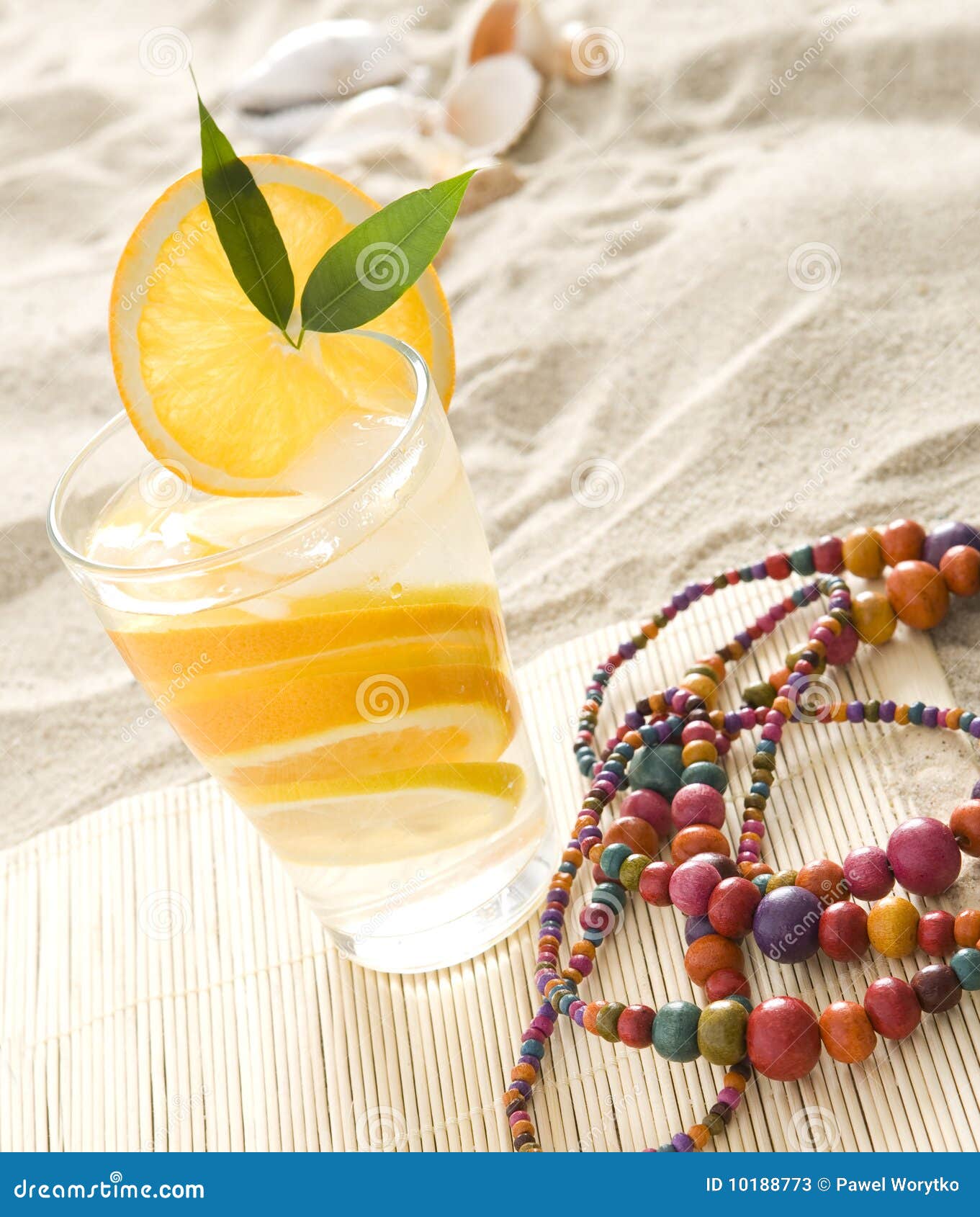 Fresh Lemonade on the Beach Stock Image - Image of berry, summer: 10188773