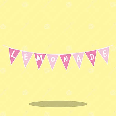 Fresh lemonade flags 12 stock vector. Illustration of fresh - 198986749