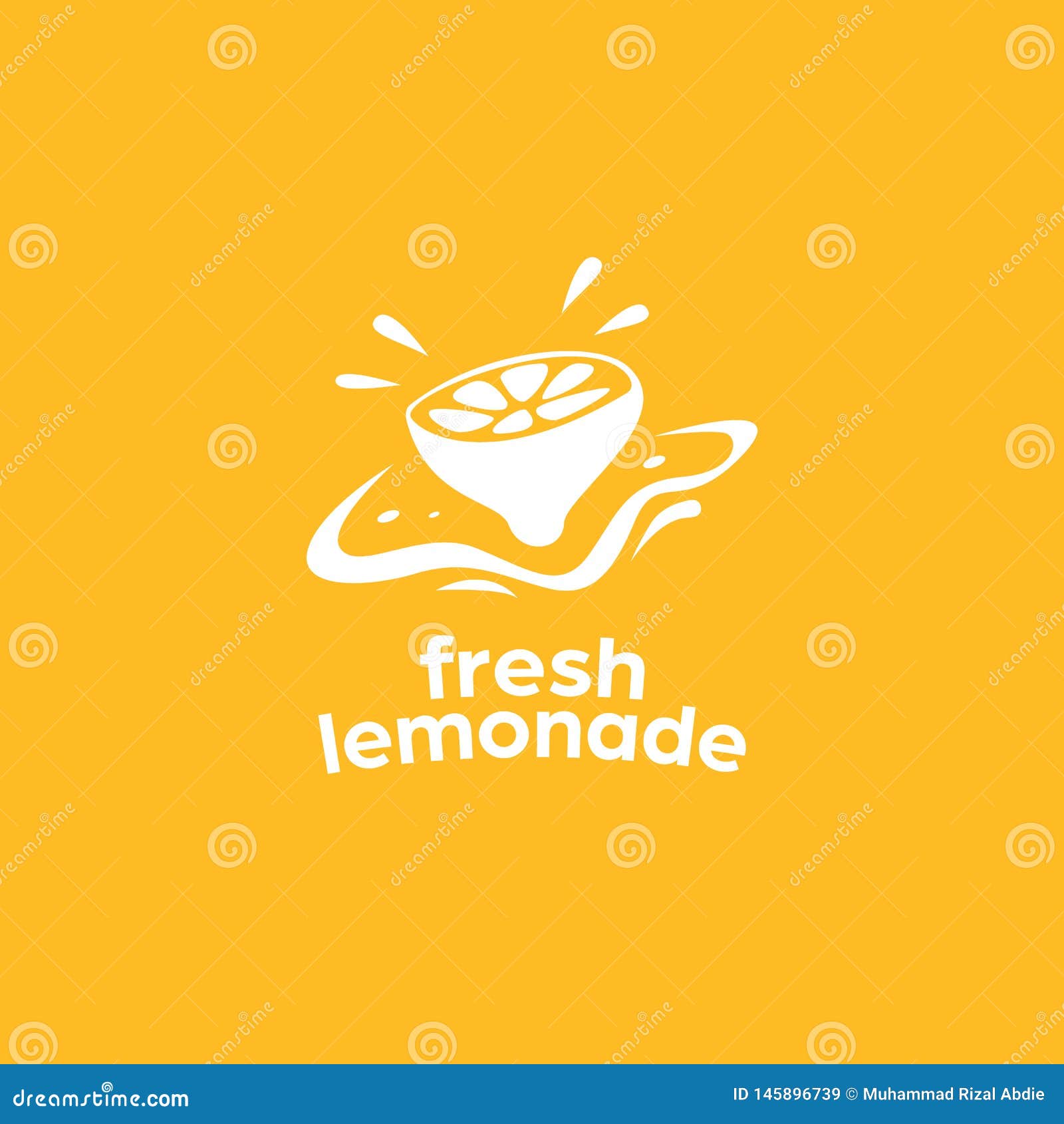 Fresh Lemonade Silhouette Logo Icon Cartoon Vector | CartoonDealer.com ...