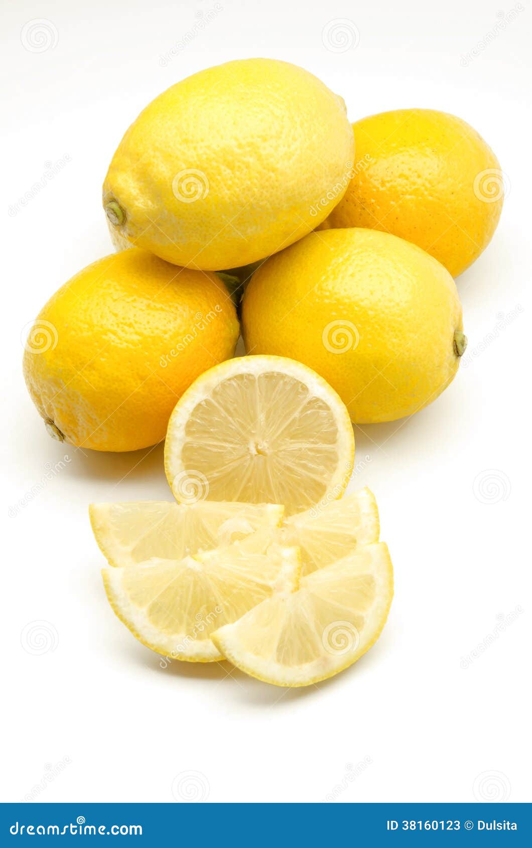 Fresh lemons stock image. Image of healthy, sliced, nutrition - 38160123
