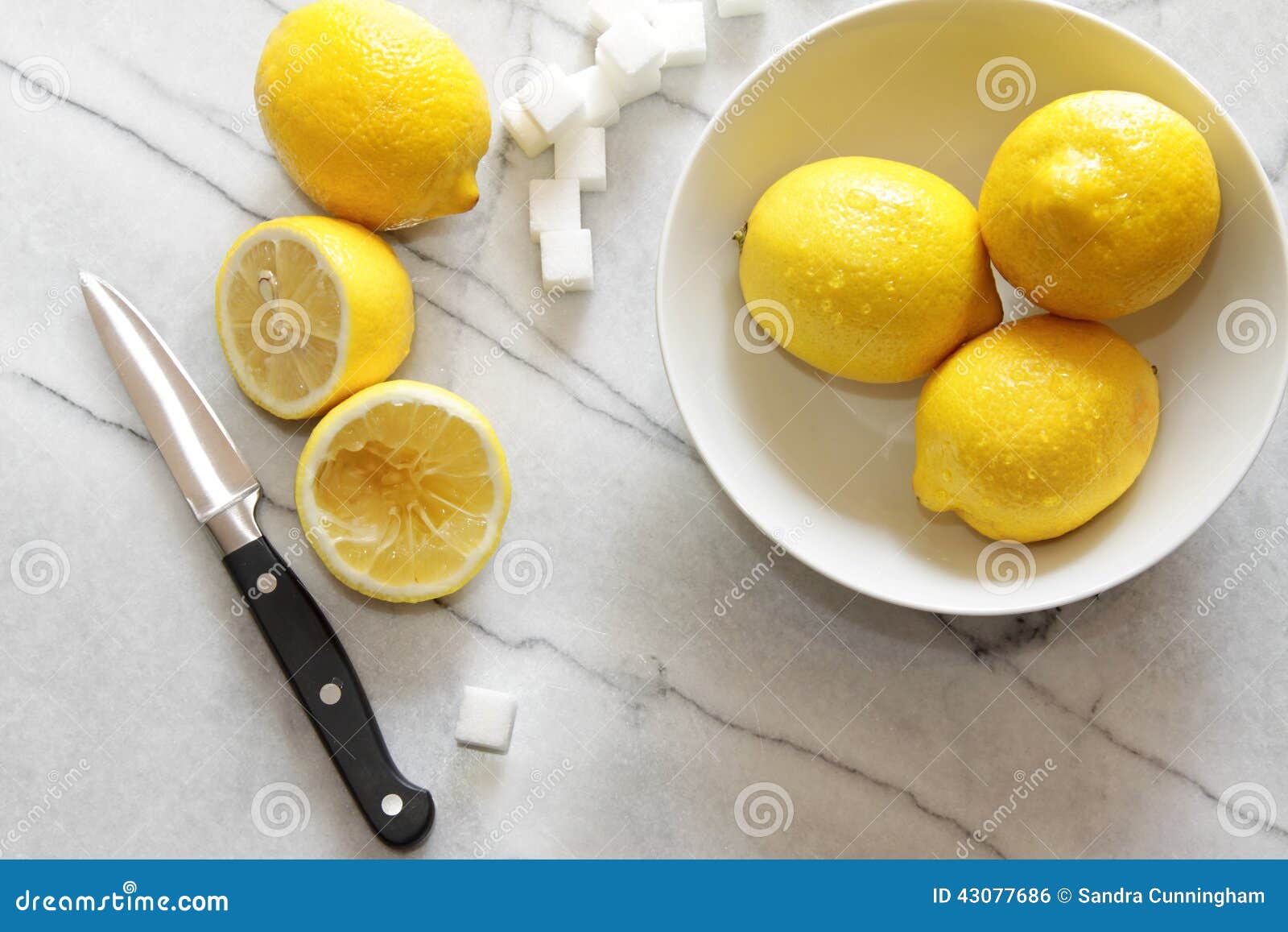 Fresh Lemons Halves Isolated On White Background. Yellow Fresh Sliced ...