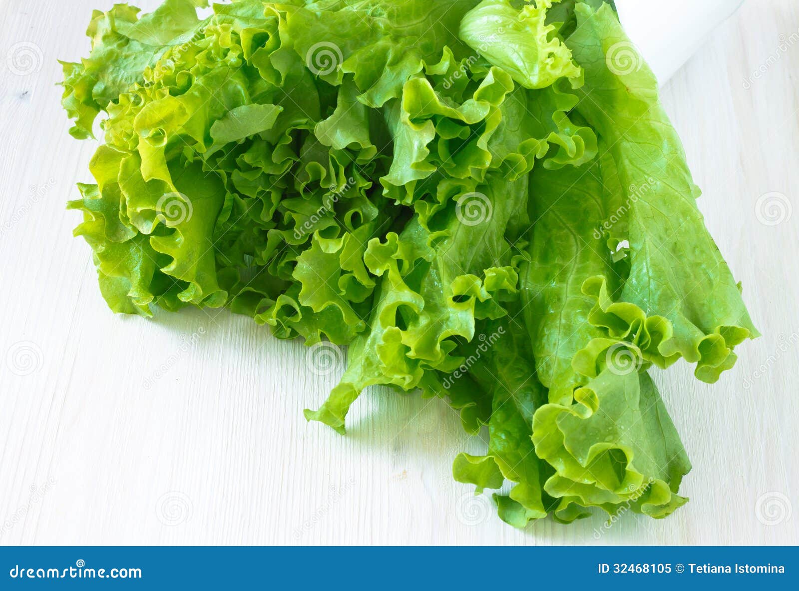 Fresh Lettuce Salad Leaves Bunch Stock Image - Image of leaf, lush ...