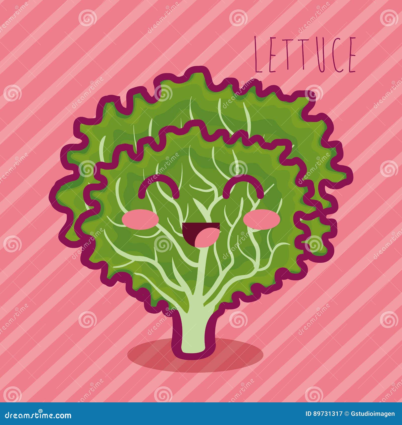 Lettuce Friends: Animated Characters On Kitchen Counter Stock Photo ...