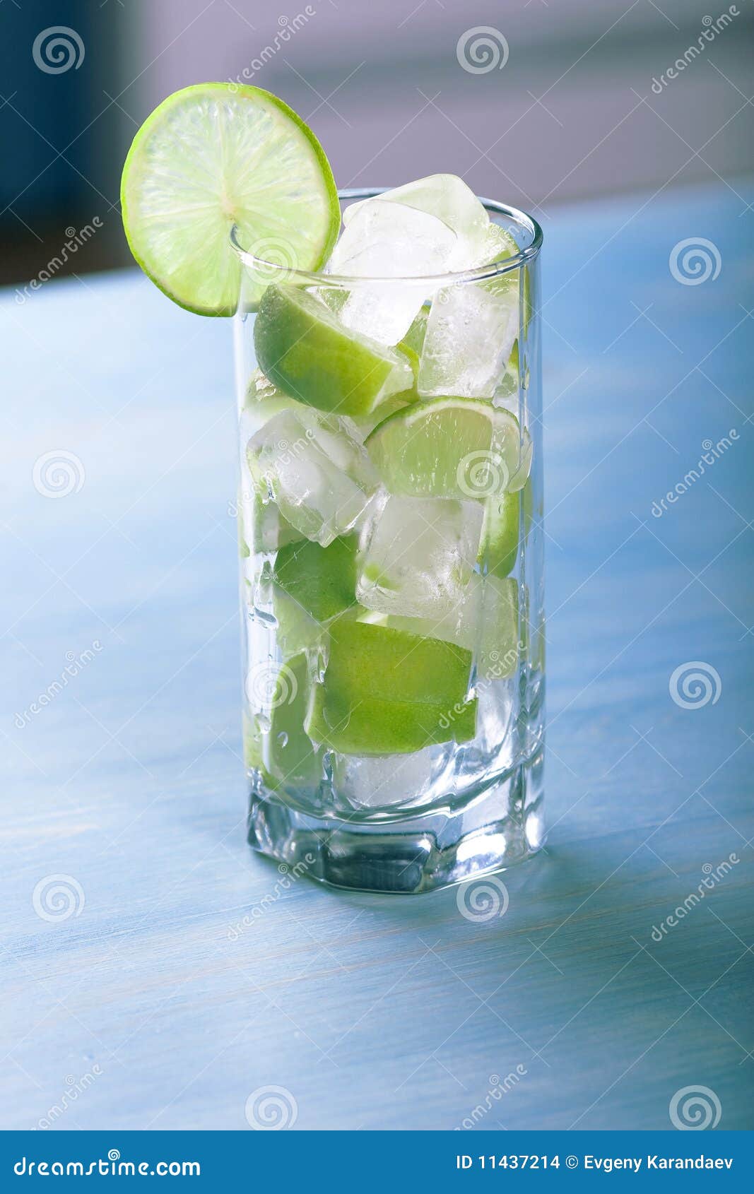 Fresh Lime Cocktail with Ice Stock Photo - Image of green, fruit: 11437214