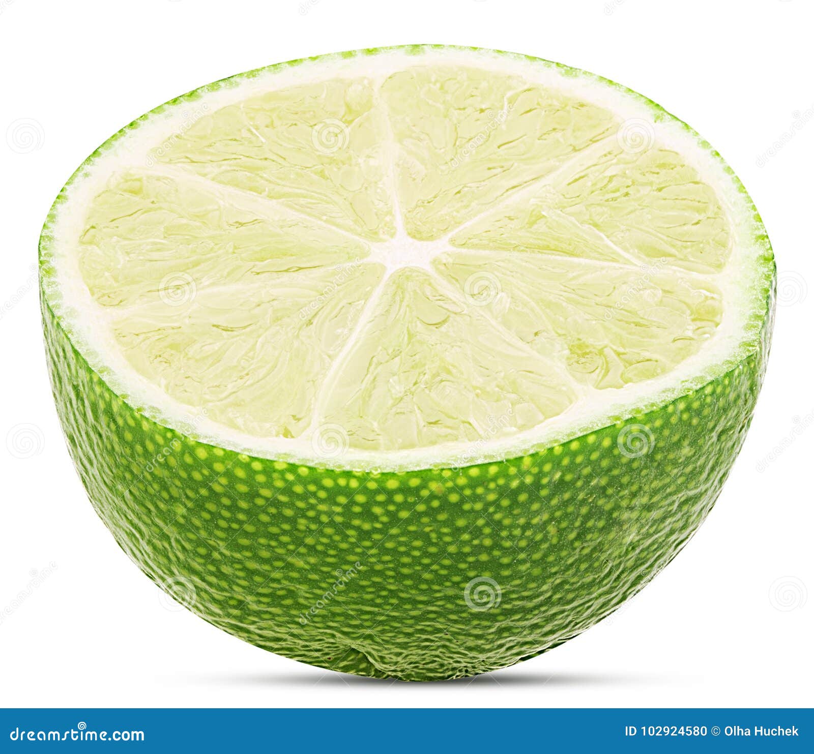 Fresh lime cut in half stock photo. Image of slice, healthy - 102924580