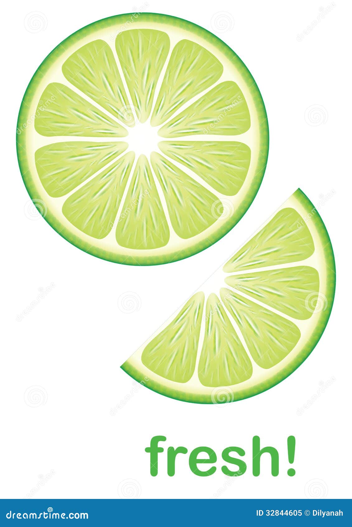 Fresh lime stock vector. Illustration of flavor, lime - 32844605