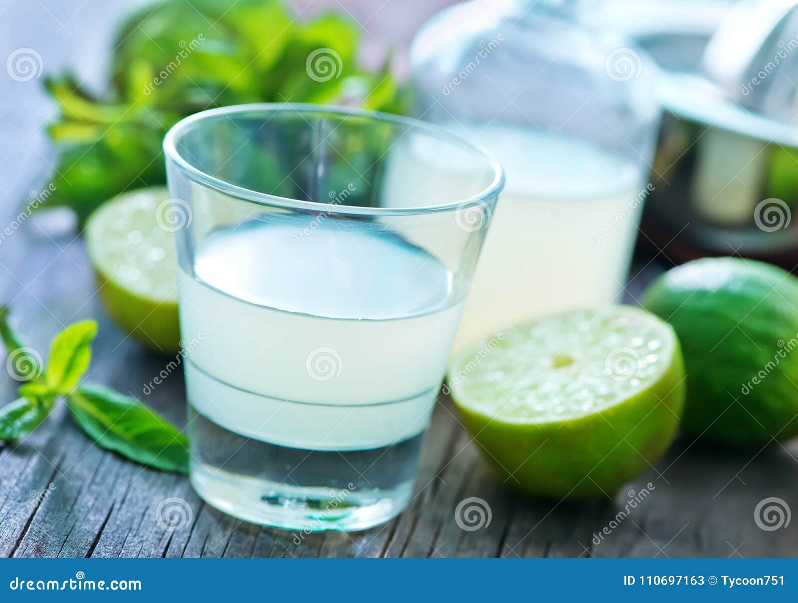 Fresh lime juice stock image. Image of food, cool, macro - 110697163