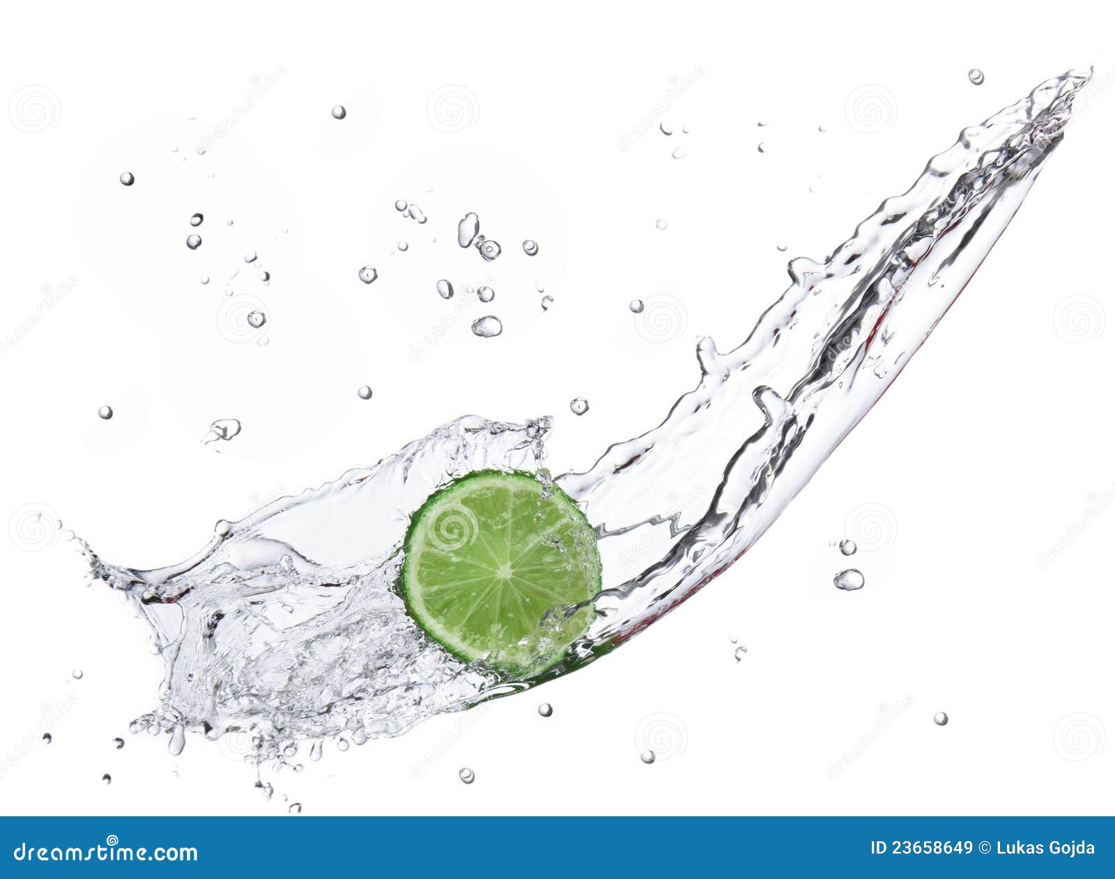 Fresh Lime with Water Splash Stock Image - Image of diets, motion: 23658649
