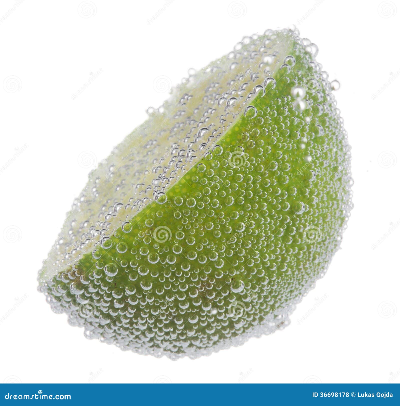 Fresh limes with bubbles stock photo. Image of background - 36698178