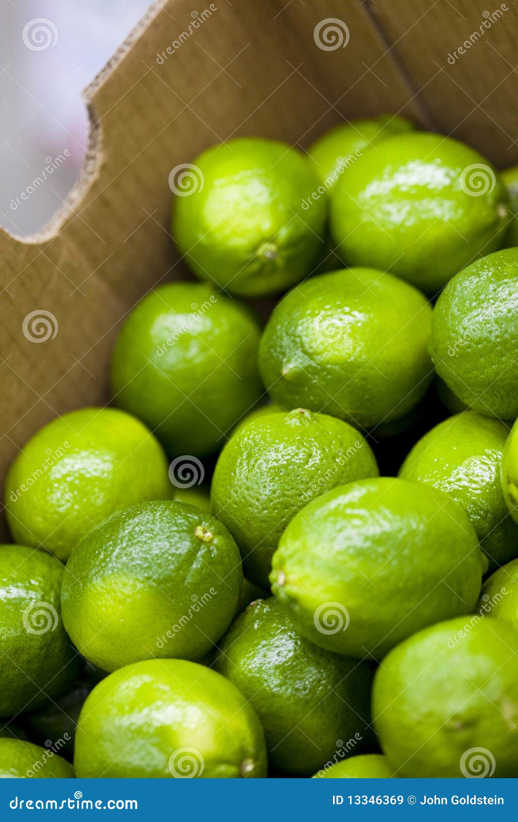 Fresh Limes on Display at Market Stock Image - Image of greeen, market ...