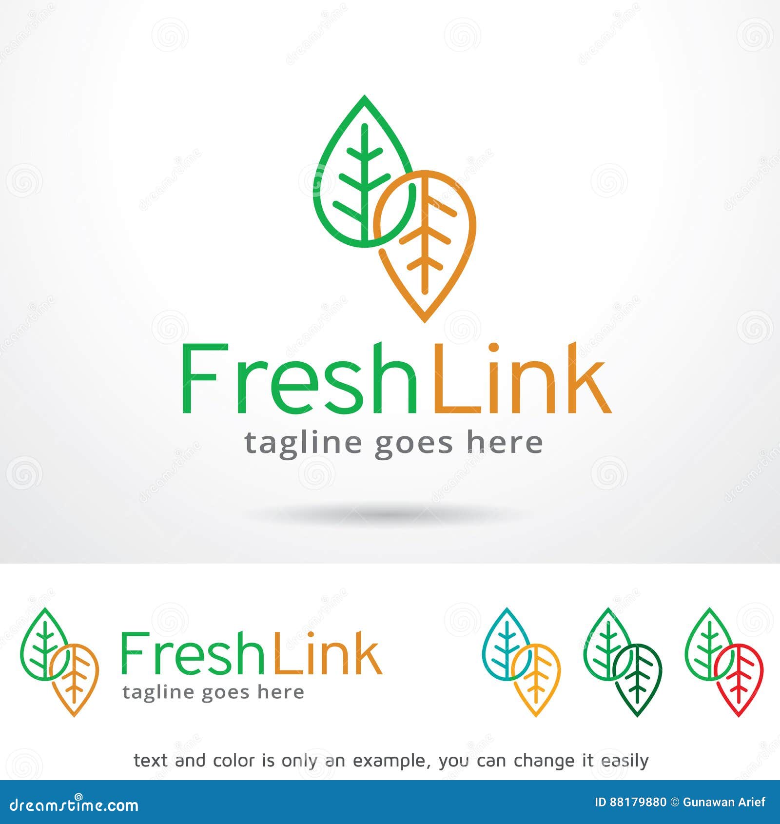 Fresh Link Logo Template Design Vector, Emblem, Design Concept ...
