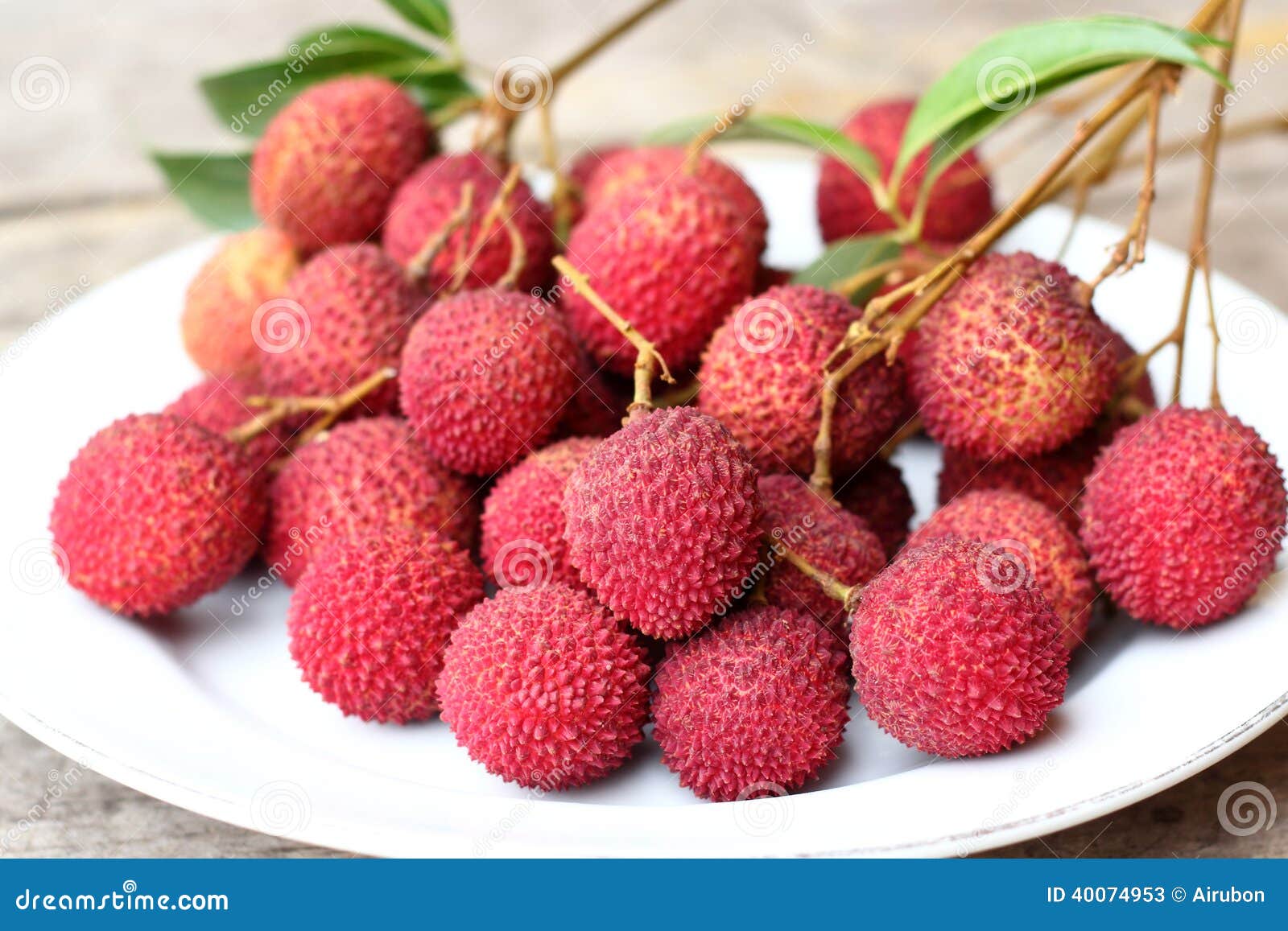 Fresh Of Litchi Fruit. Organic Lychee Pile From Local Agriculture Farm ...